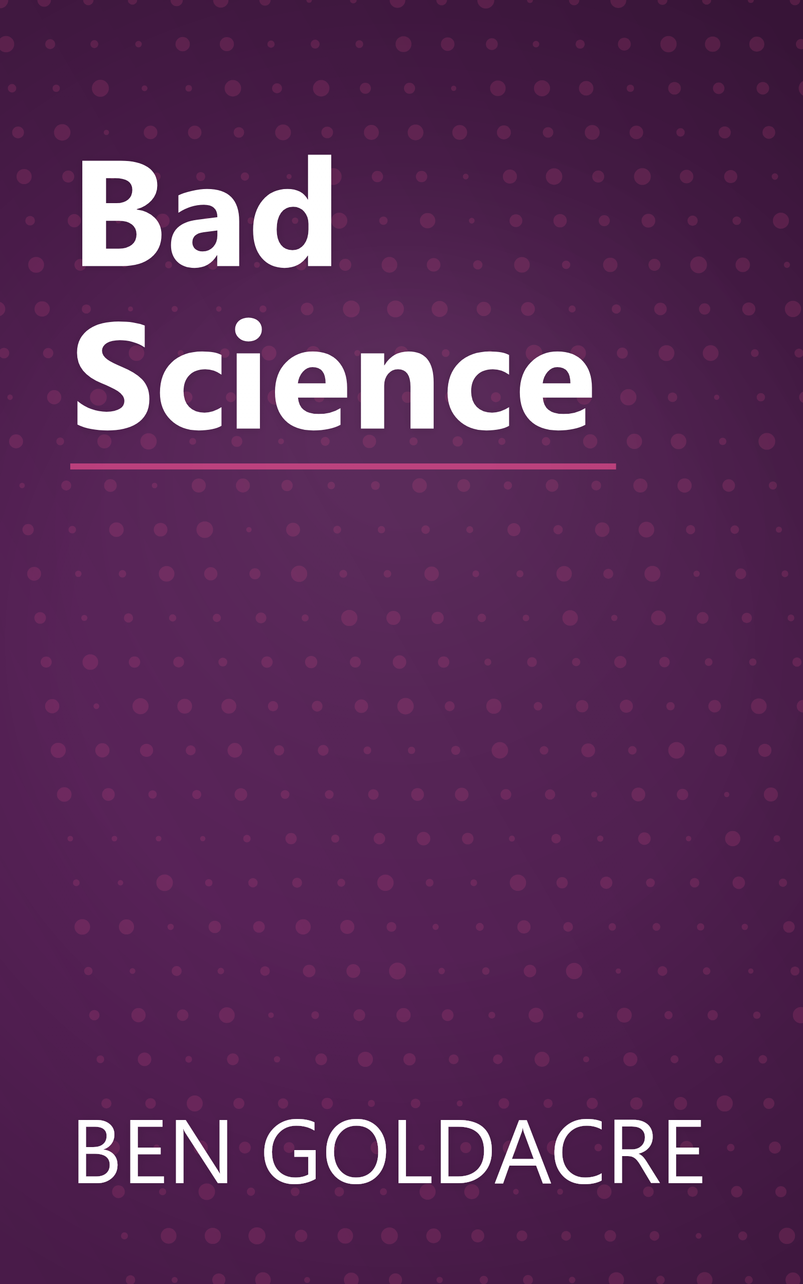 Bad Science book cover