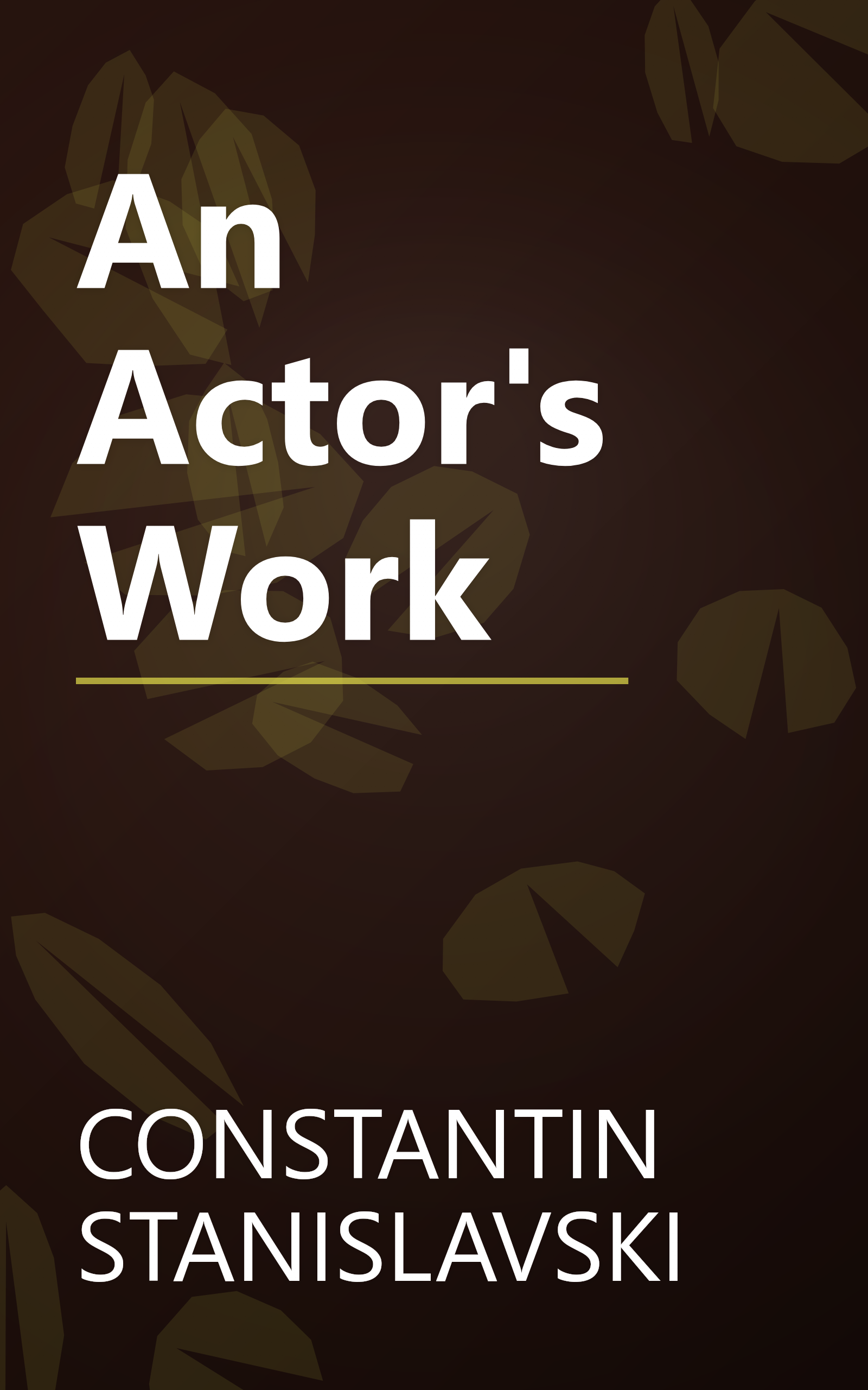 An Actor's Work book cover