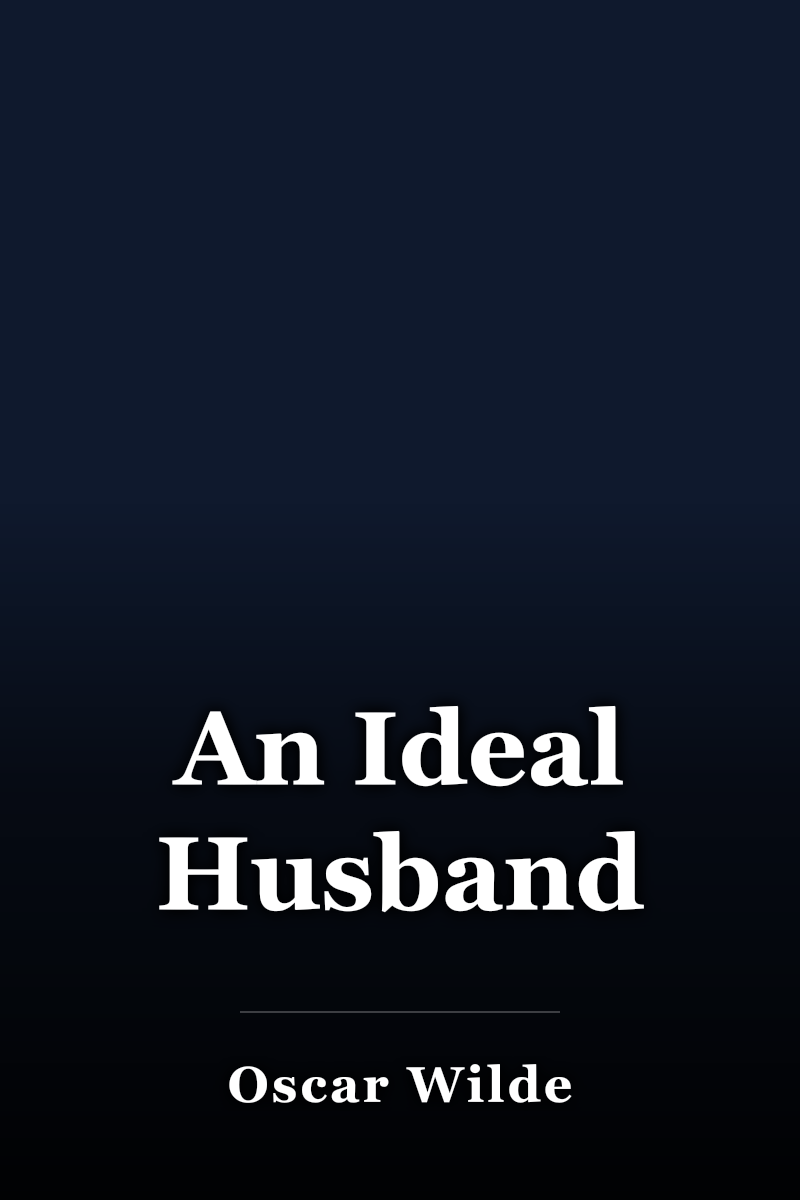 An Ideal Husband book cover