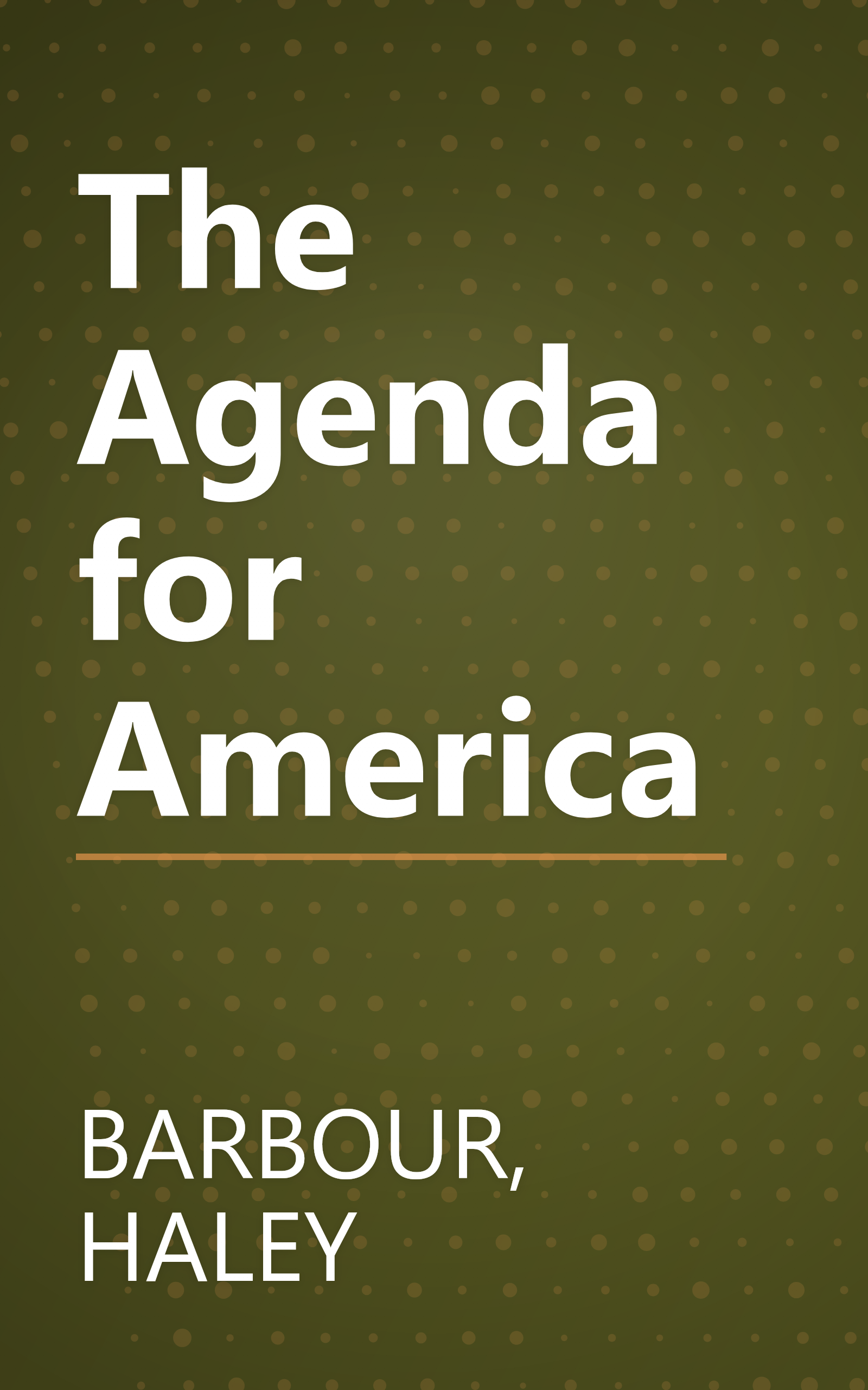 The Agenda for America book cover