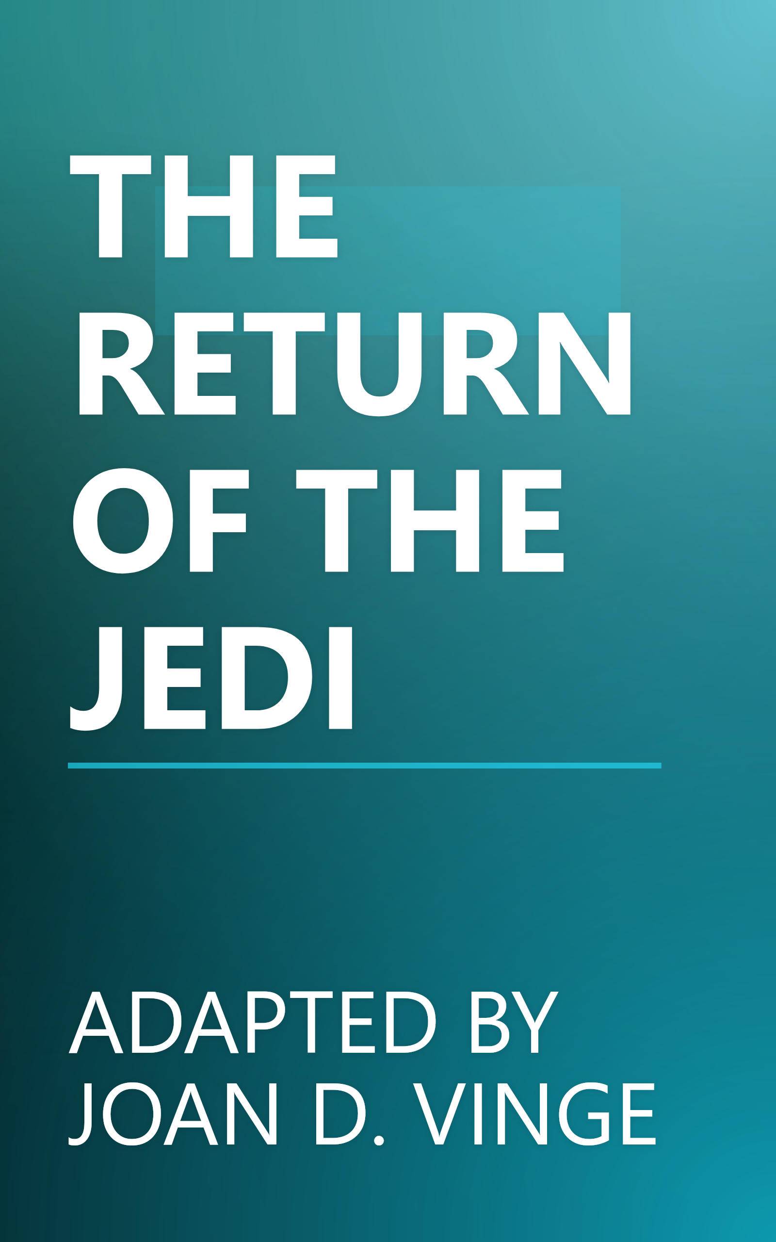 THE RETURN OF THE JEDI book cover
