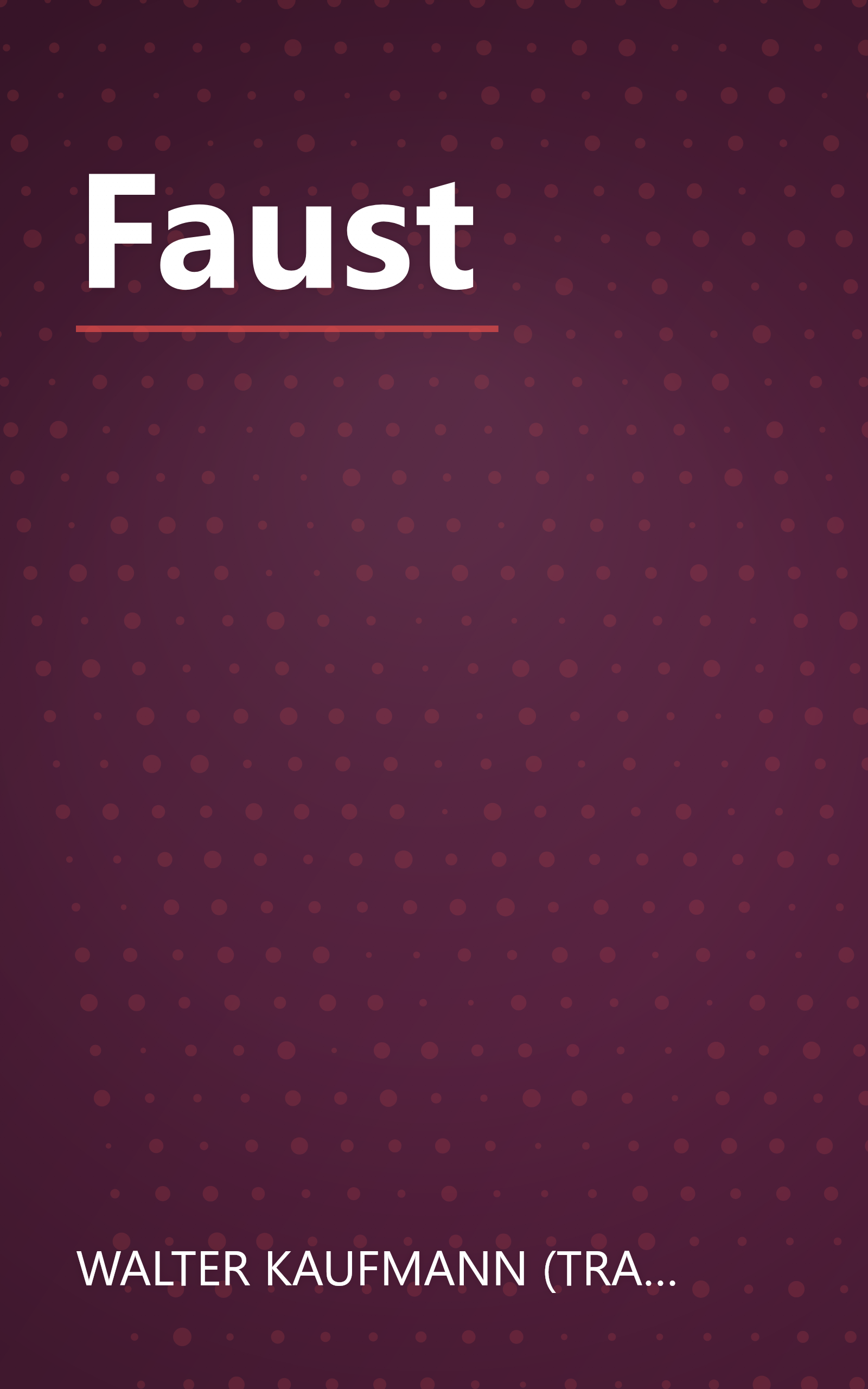 Faust book cover