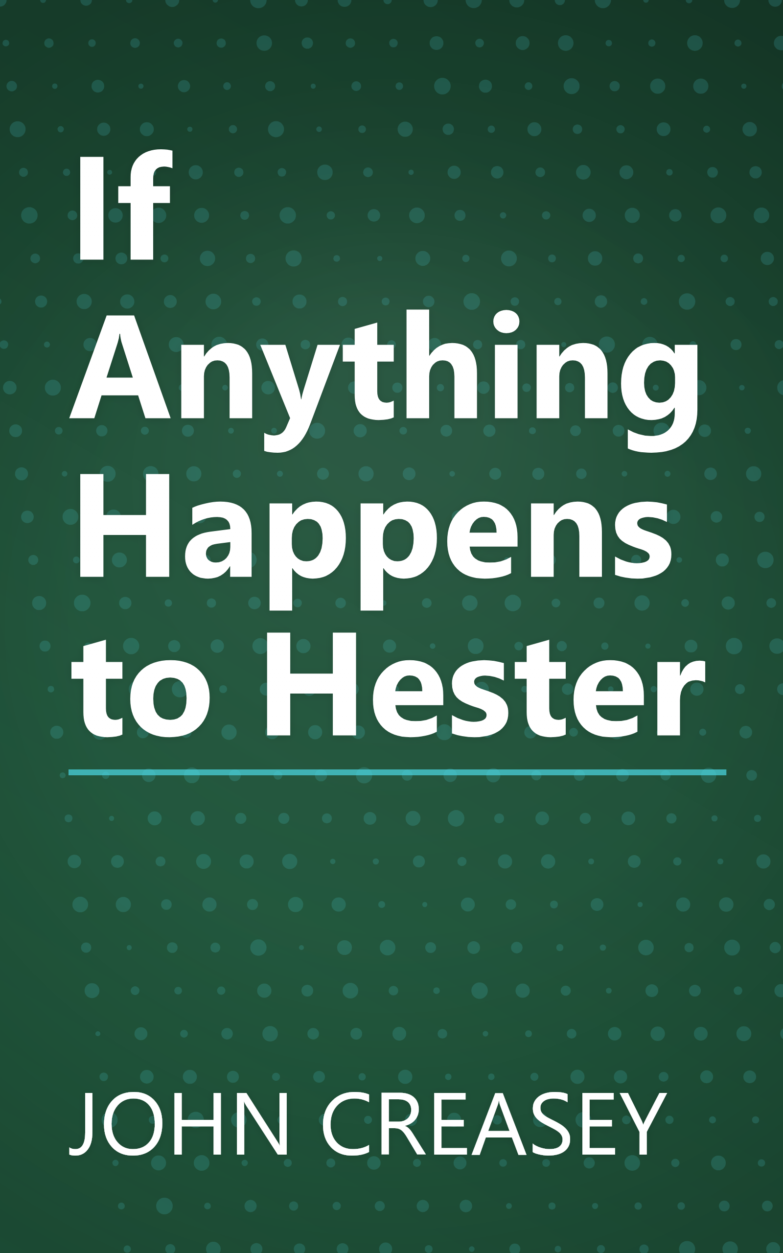 If Anything Happens to Hester book cover