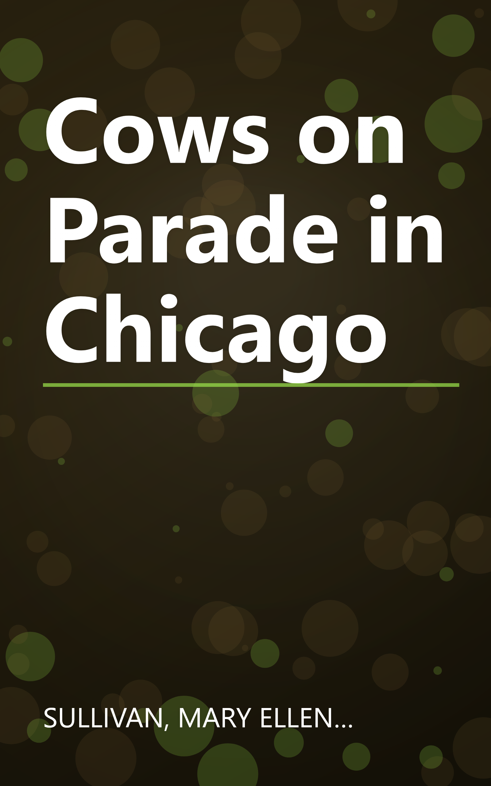 Cows on Parade in Chicago book cover