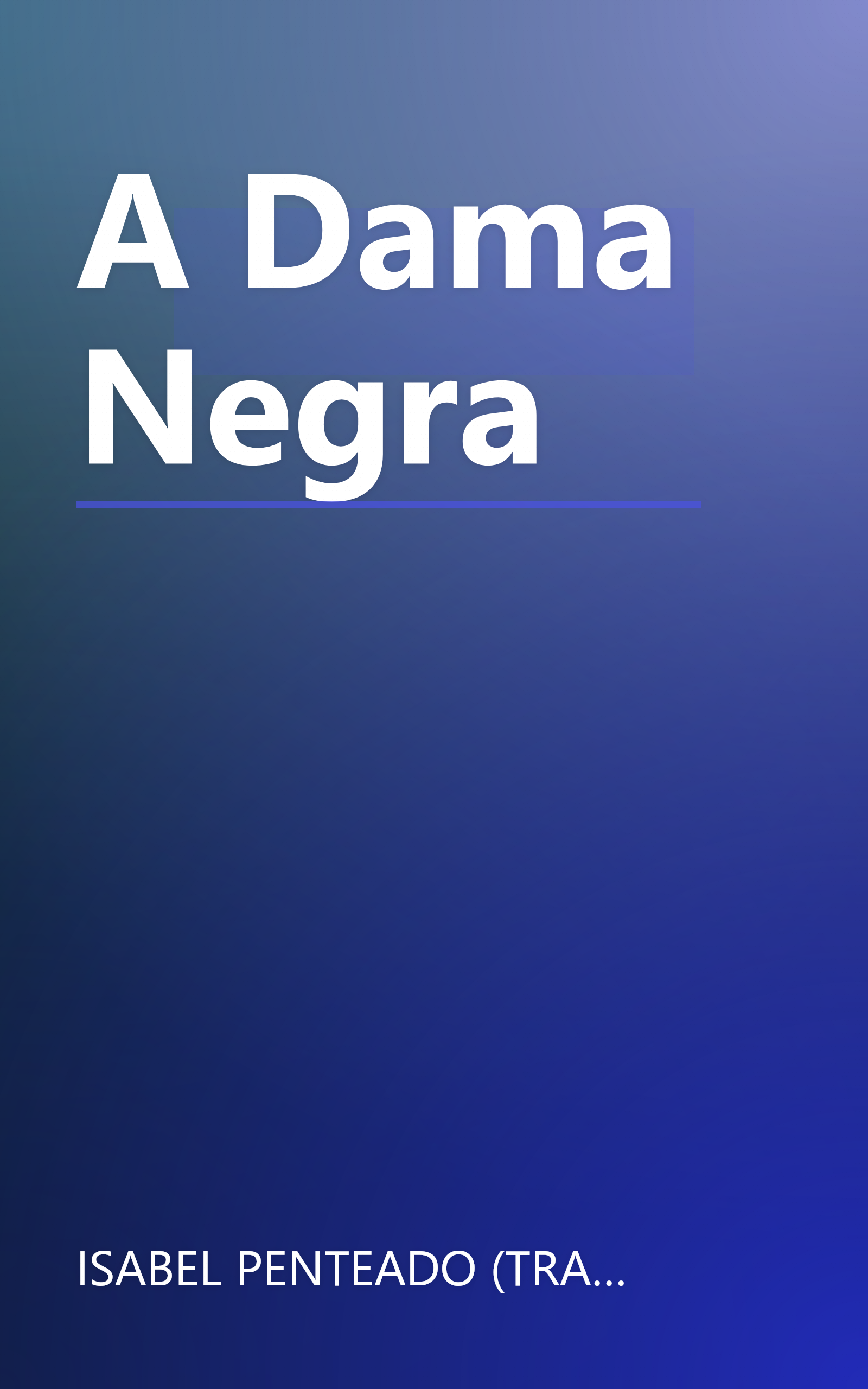 A Dama Negra book cover
