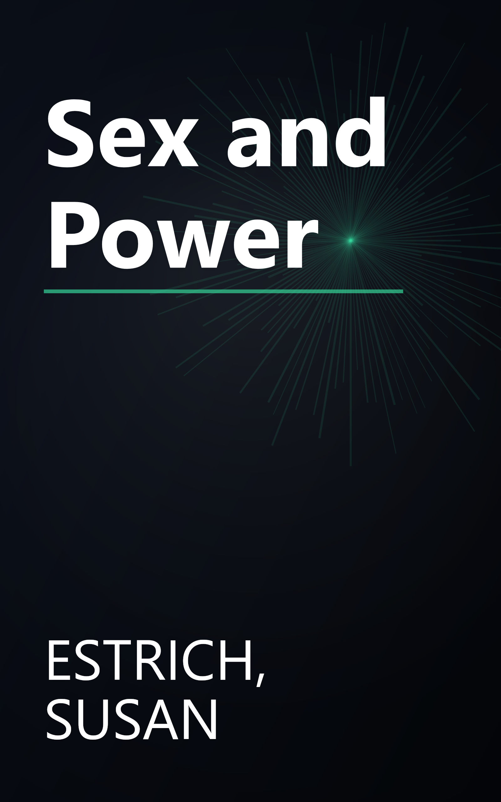 Sex and Power book cover