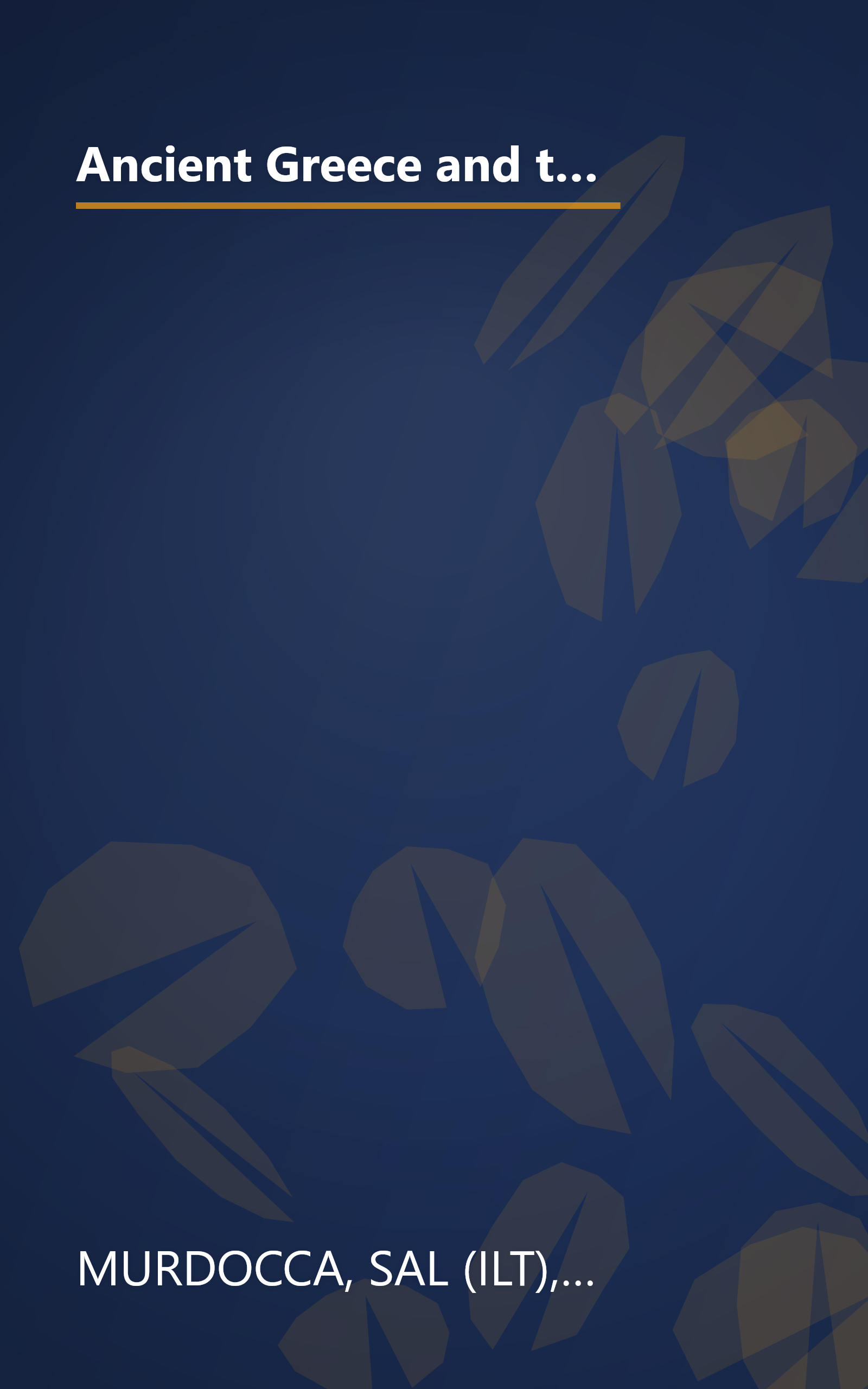 Ancient Greece and the Olympics: A Nonfiction Companion to Magic Tree House (Magic Tree House Fact Tracker) book cover