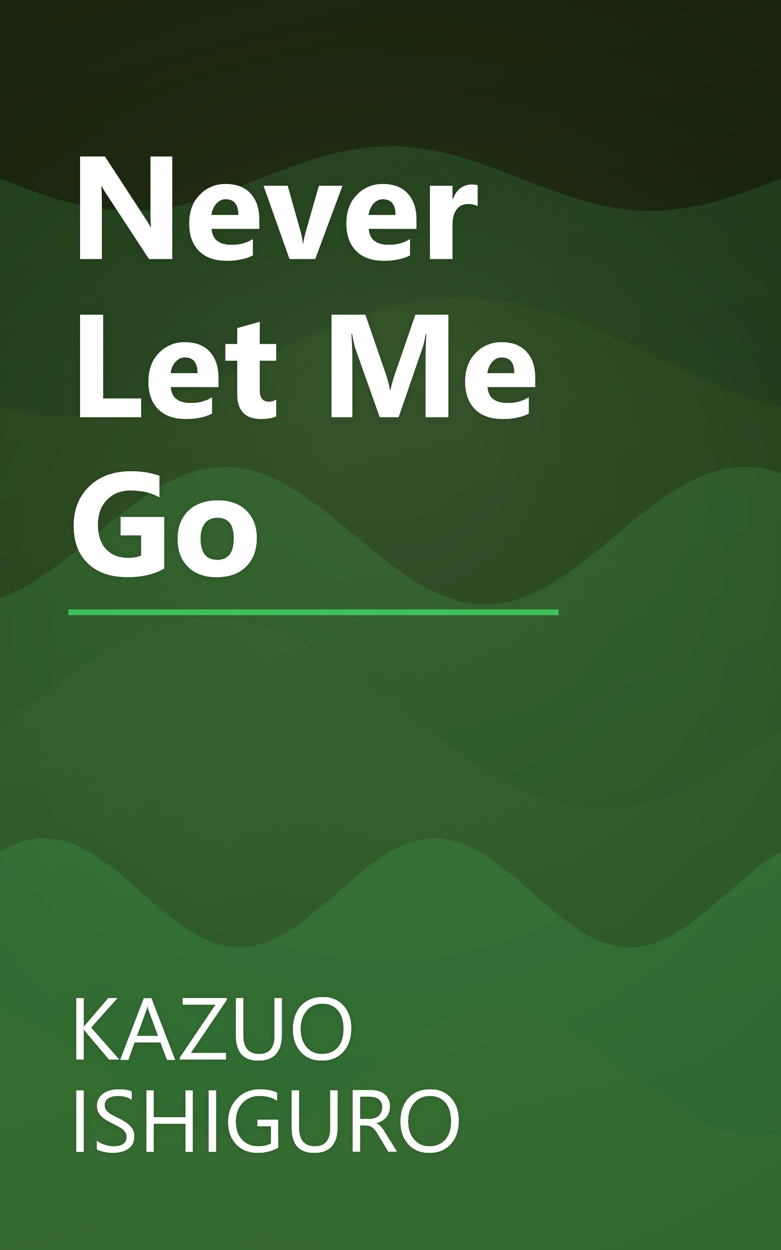 Never Let Me Go book cover