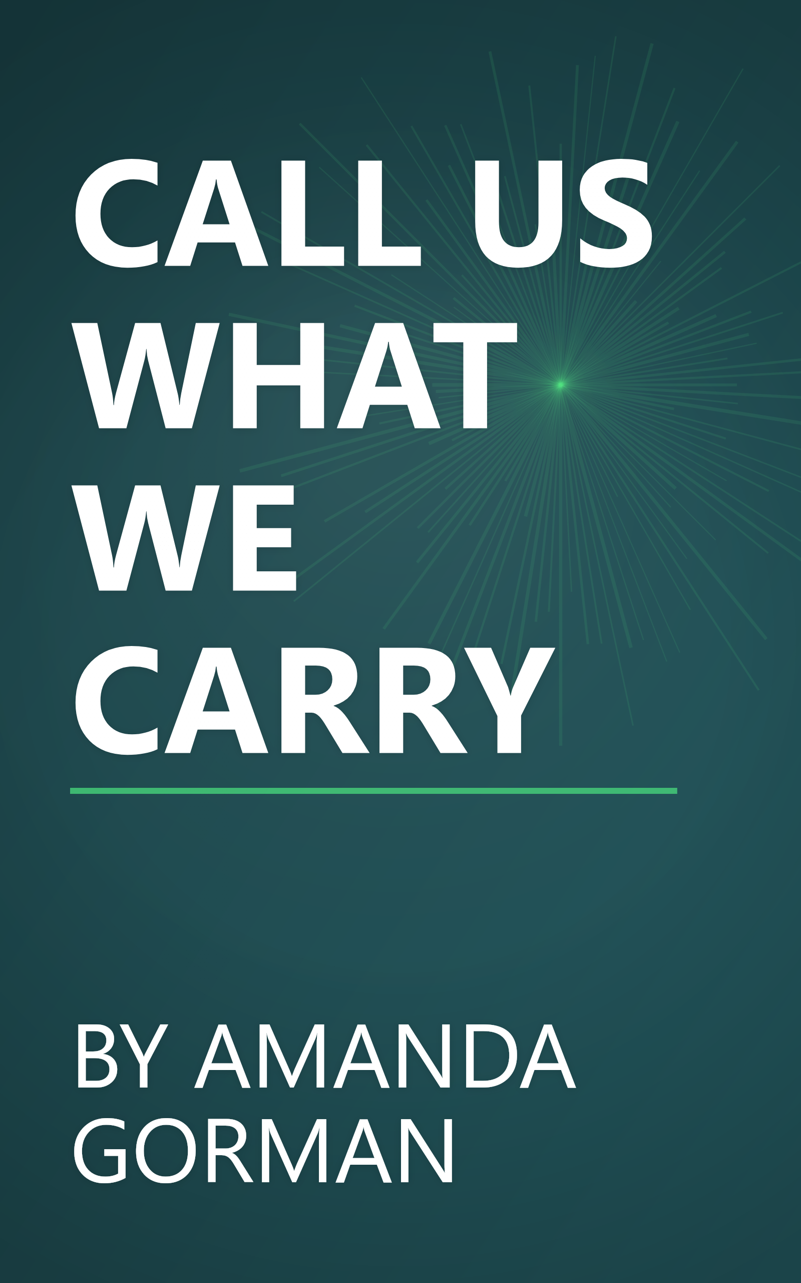 CALL US WHAT WE CARRY book cover