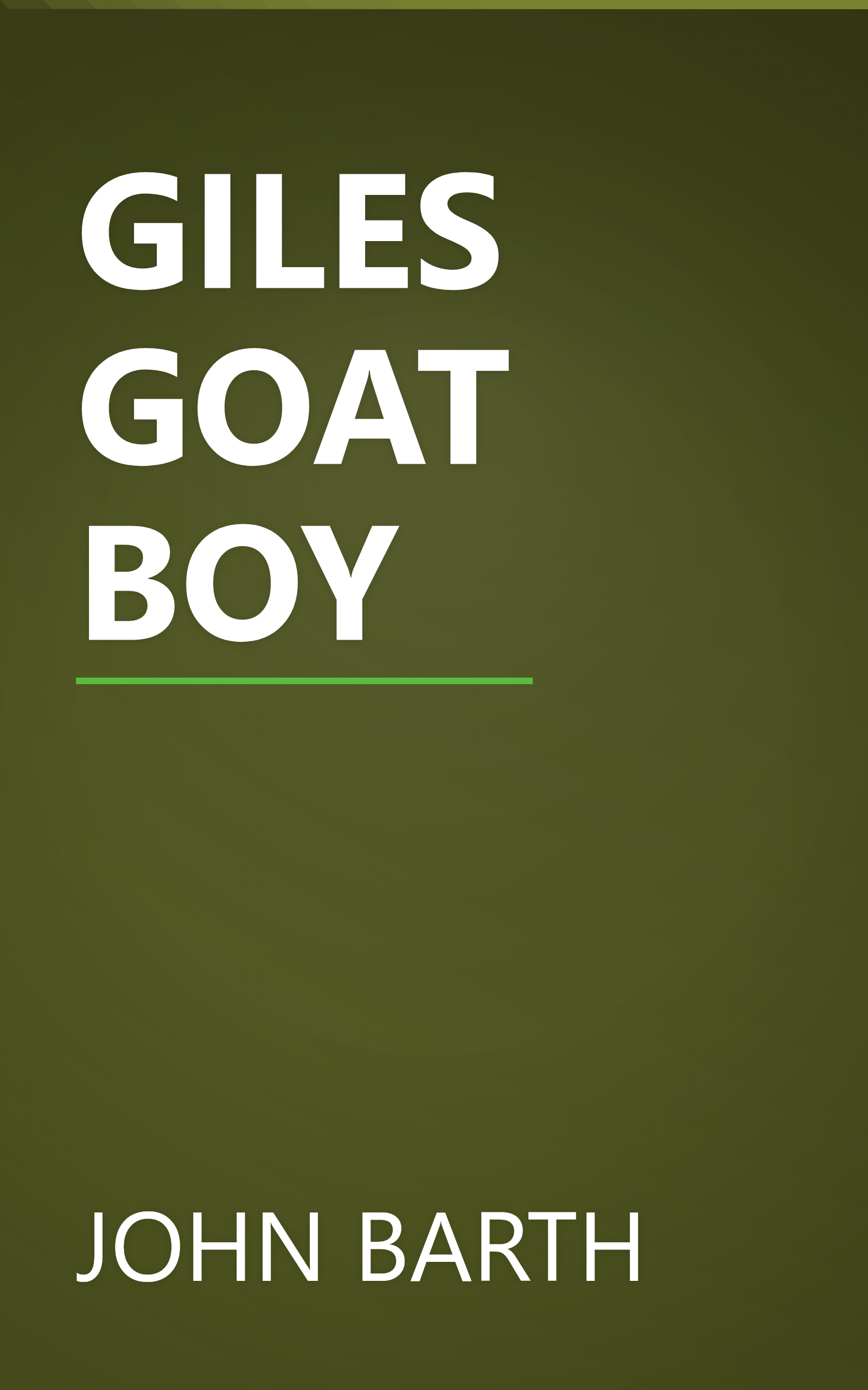 GILES GOAT BOY book cover