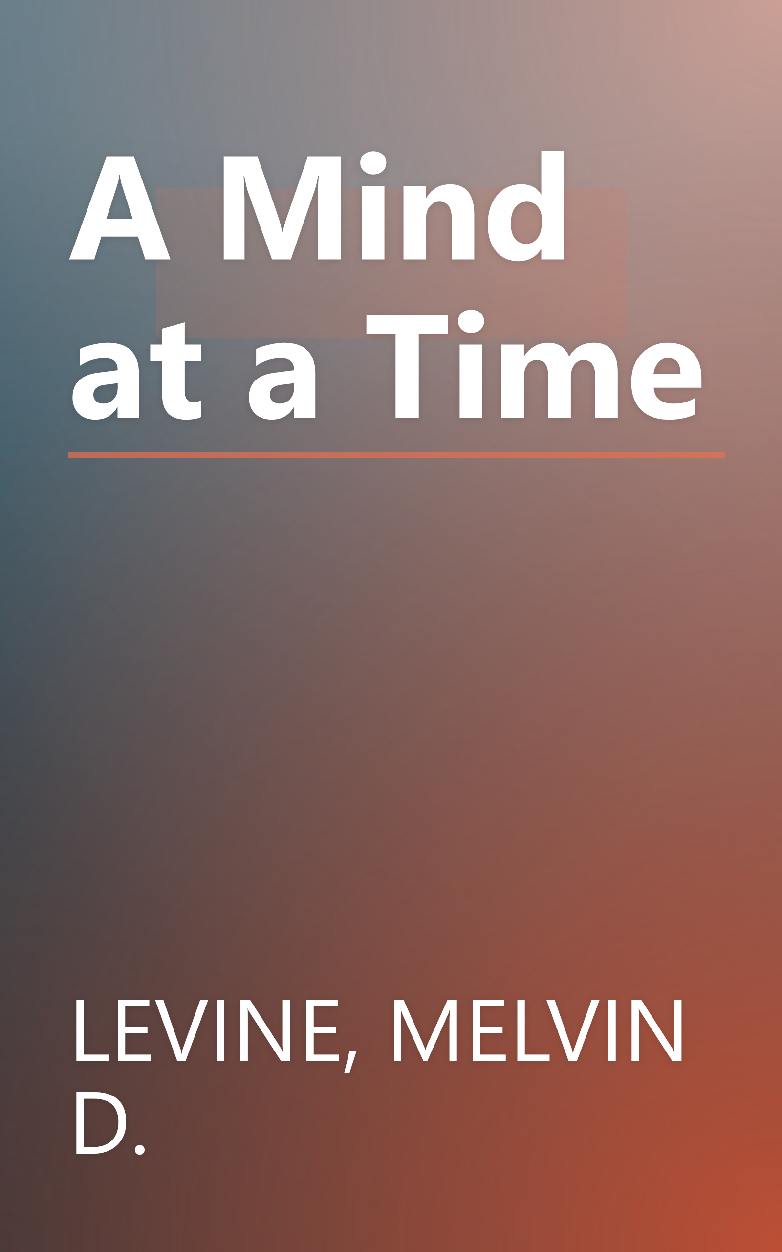 A Mind at a Time book cover
