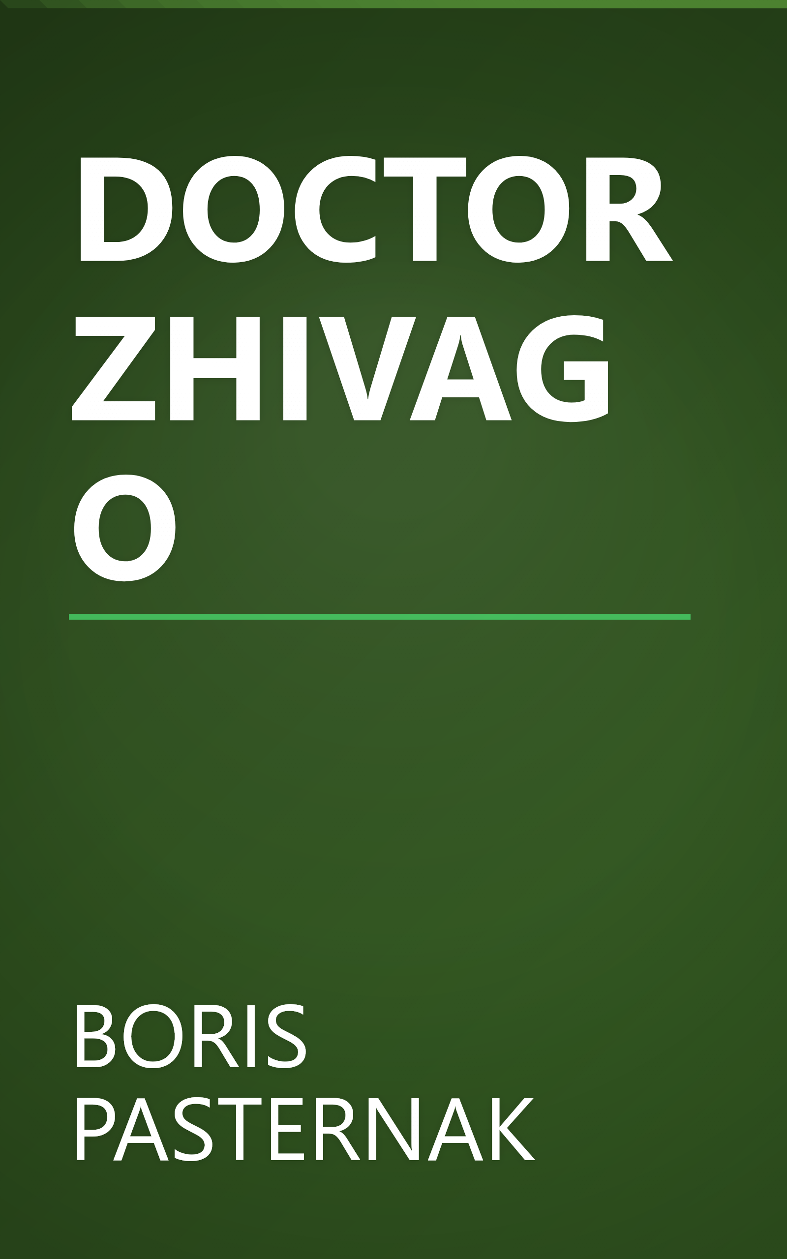 DOCTOR ZHIVAGO book cover