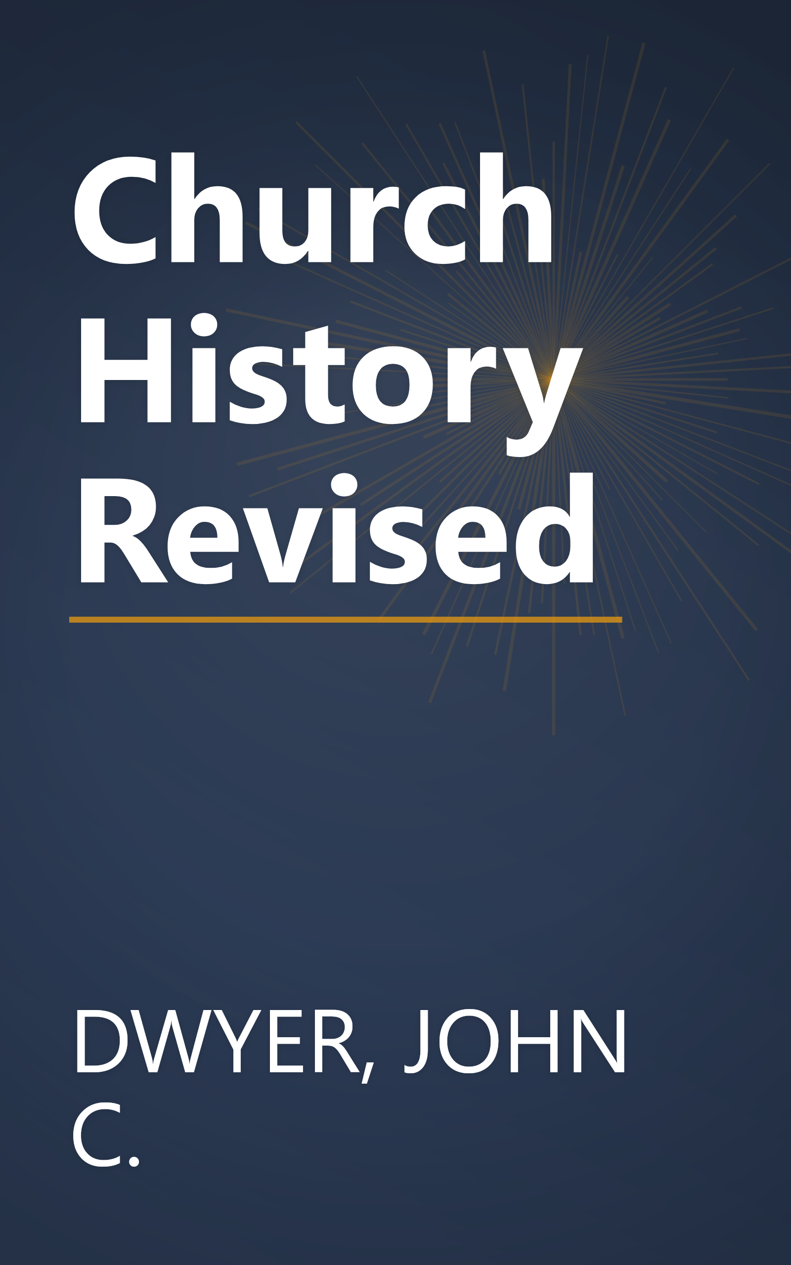 Church History Revised book cover