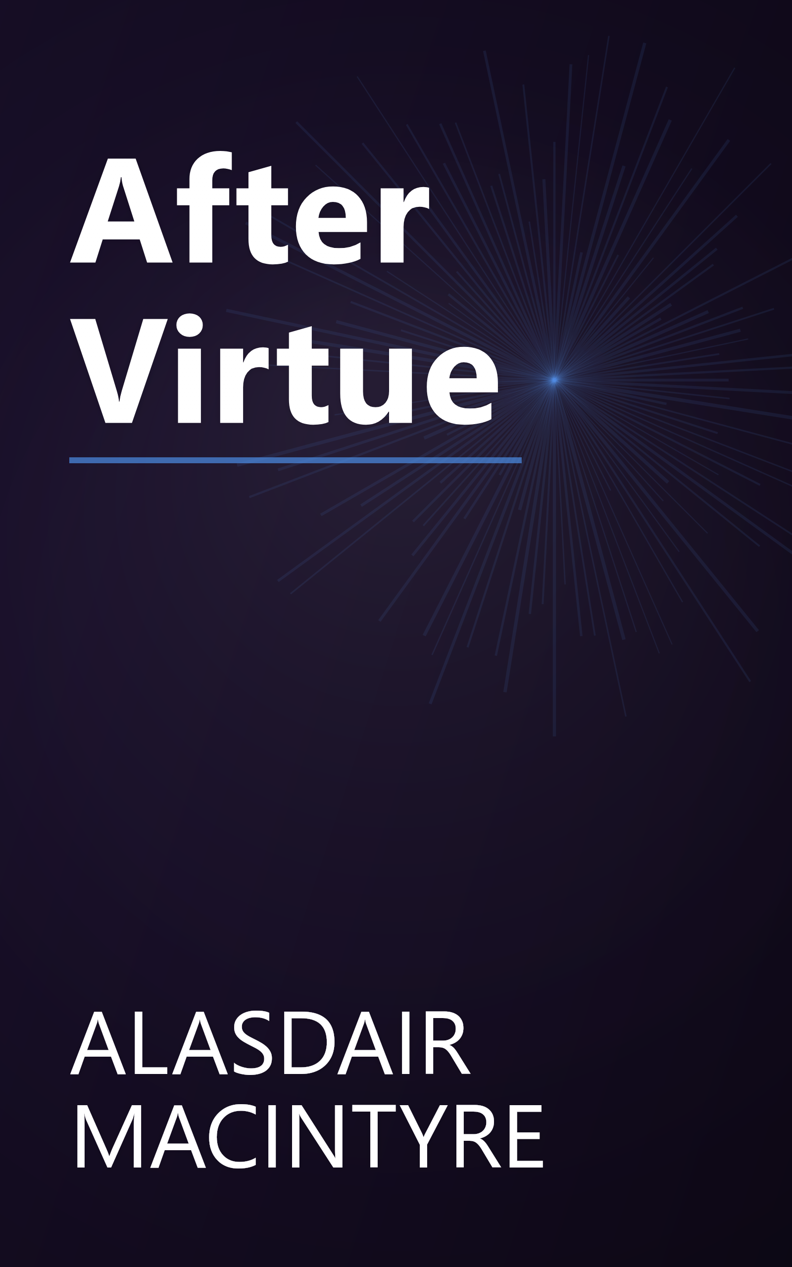 After Virtue book cover