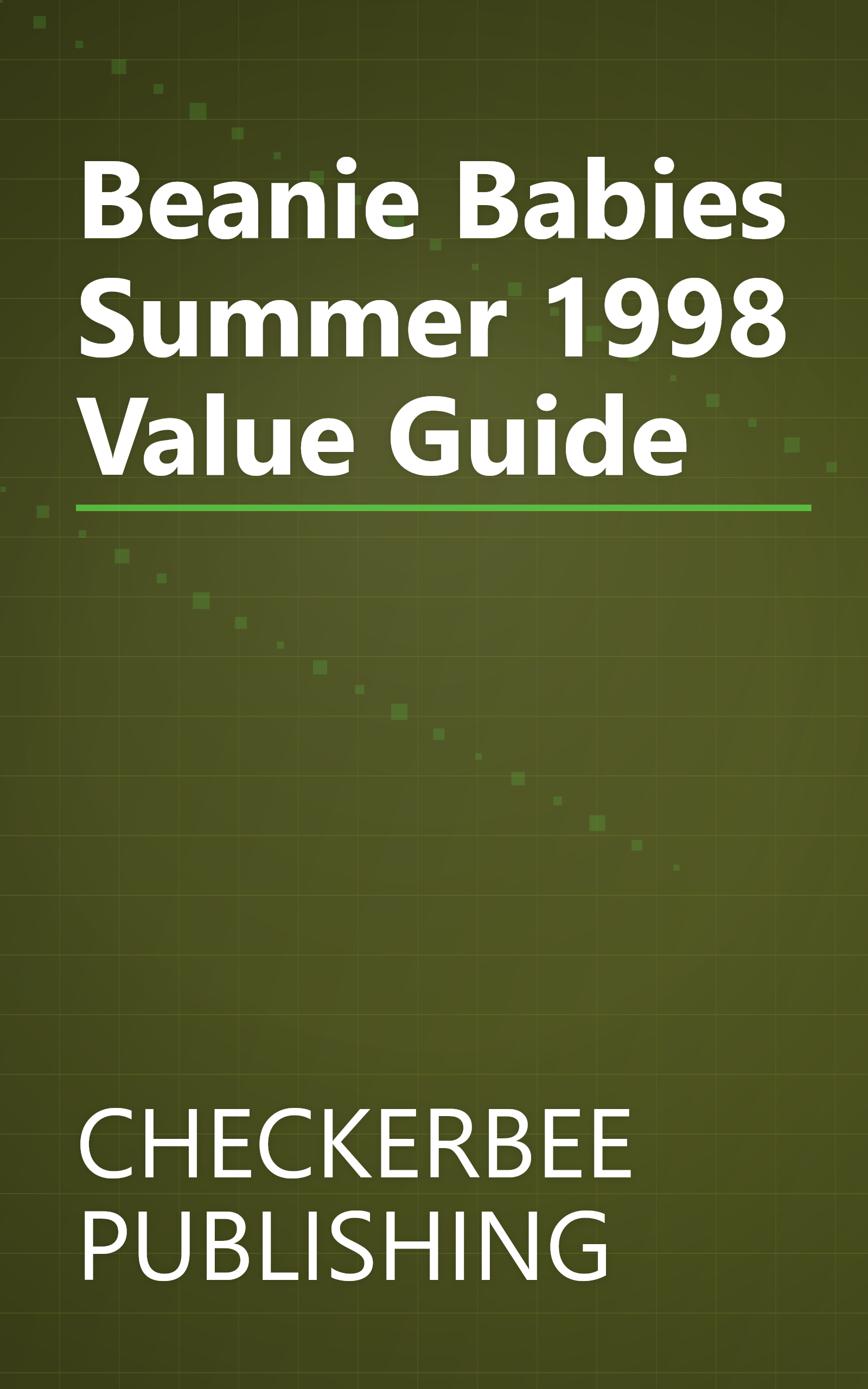 Beanie Babies Summer 1998 Value Guide book cover