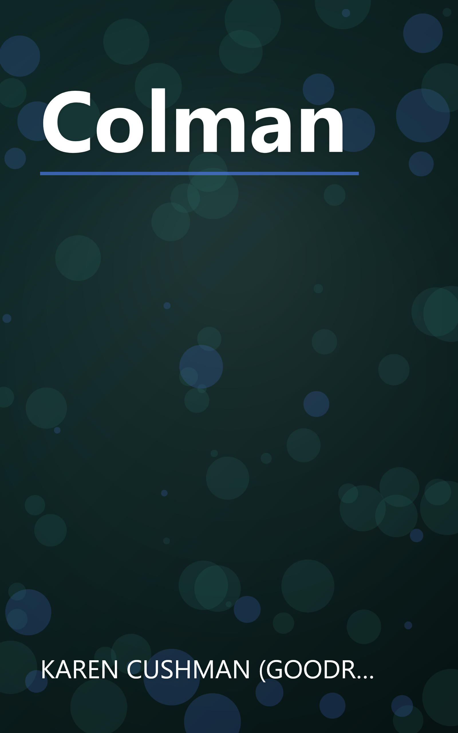 Colman book cover