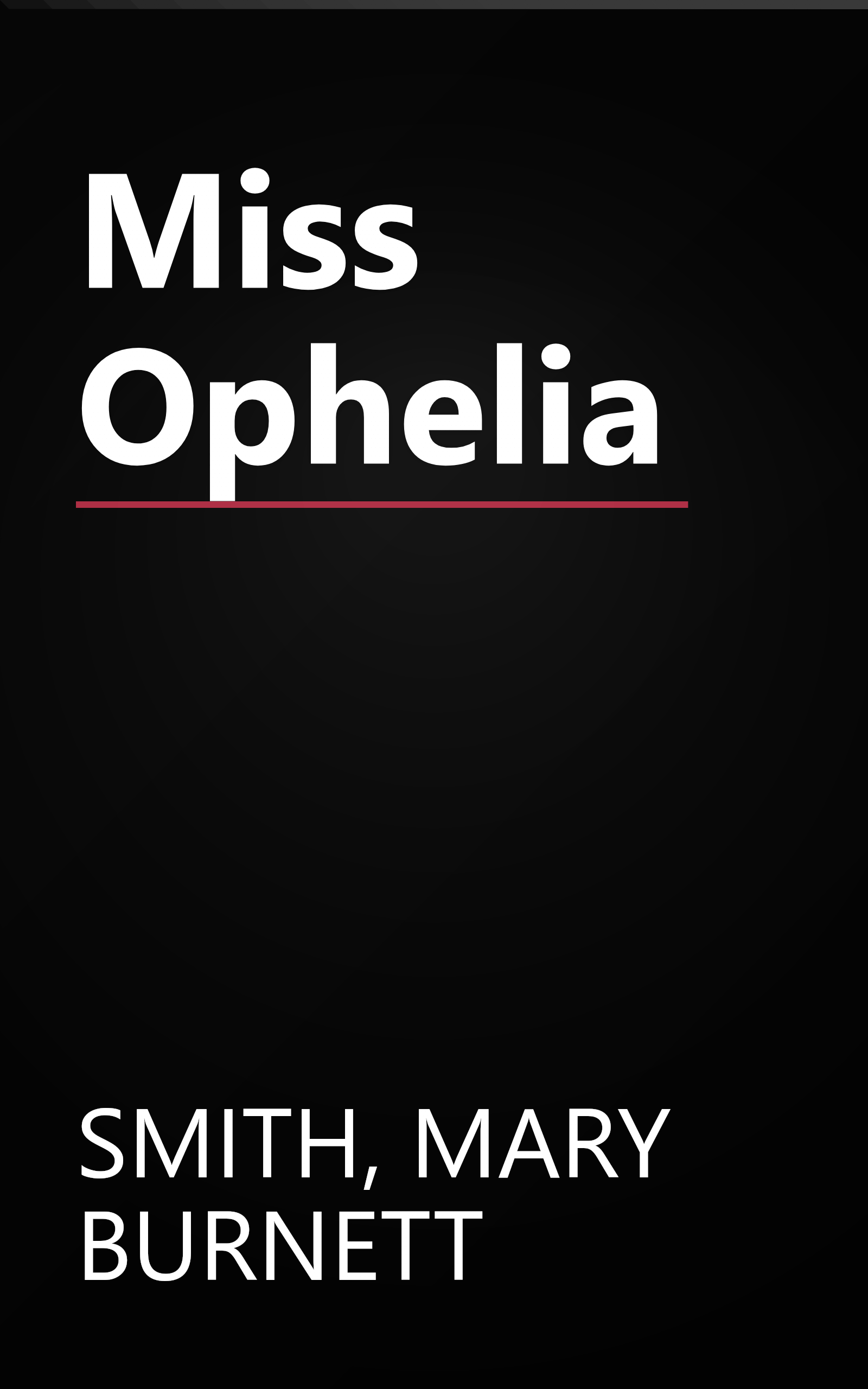 Miss Ophelia book cover