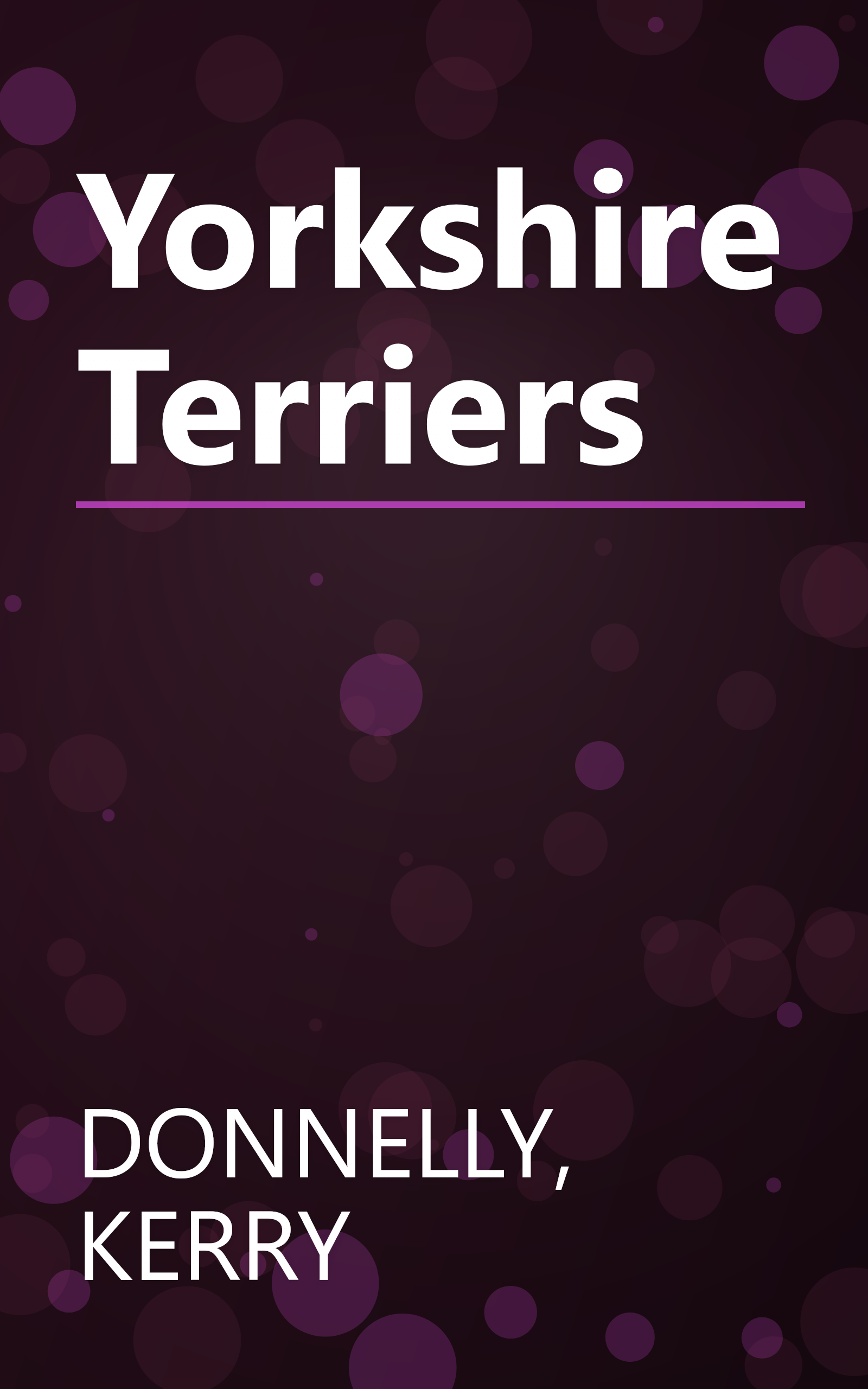 Yorkshire Terriers book cover