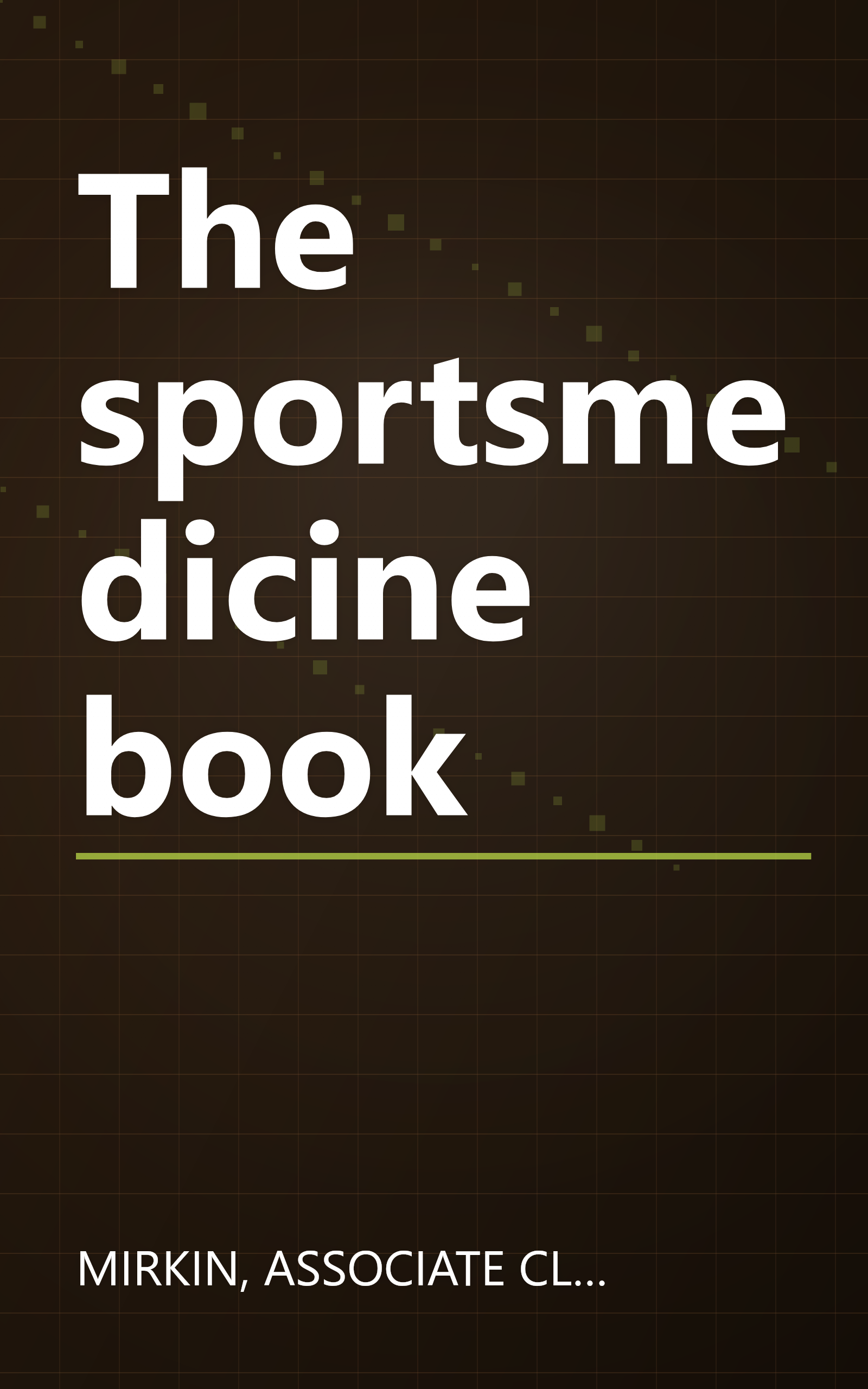 The sportsmedicine book book cover
