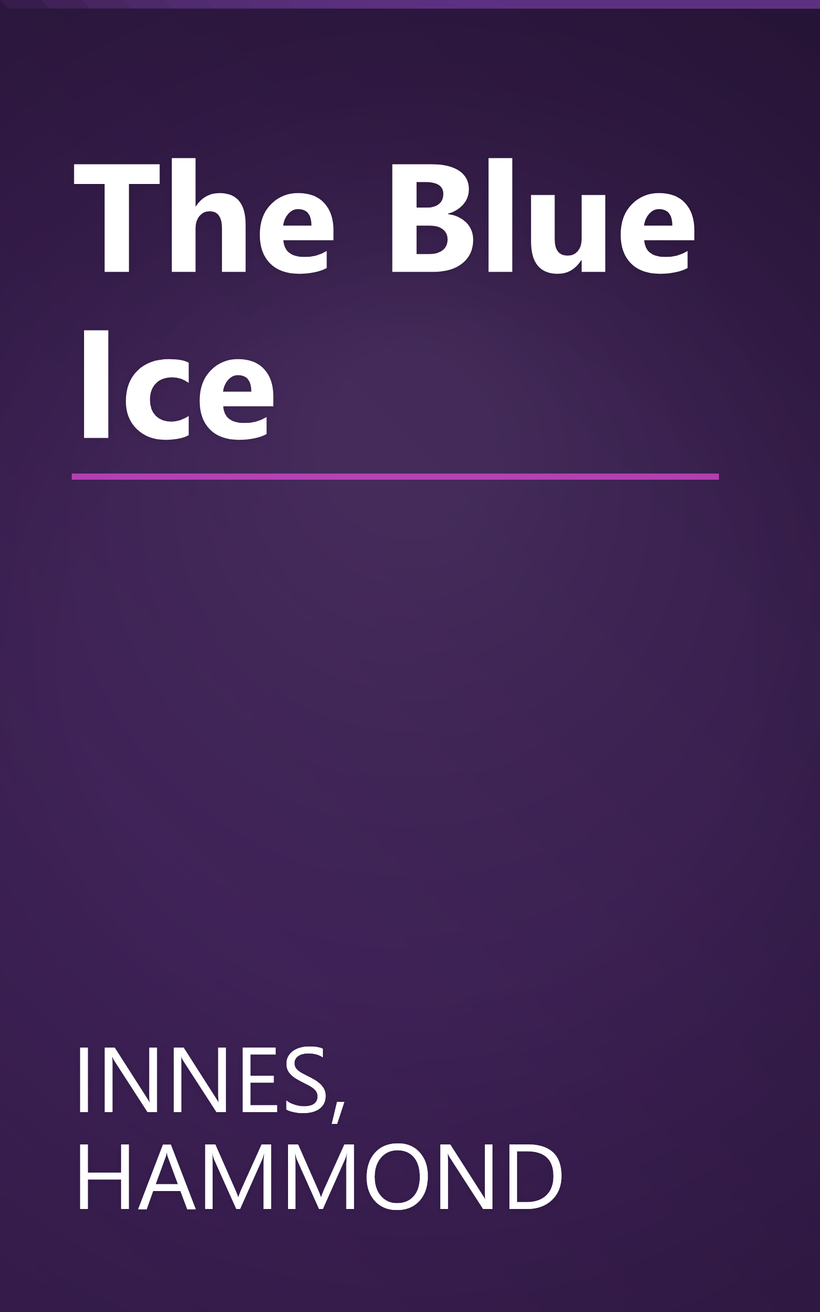 The Blue Ice book cover