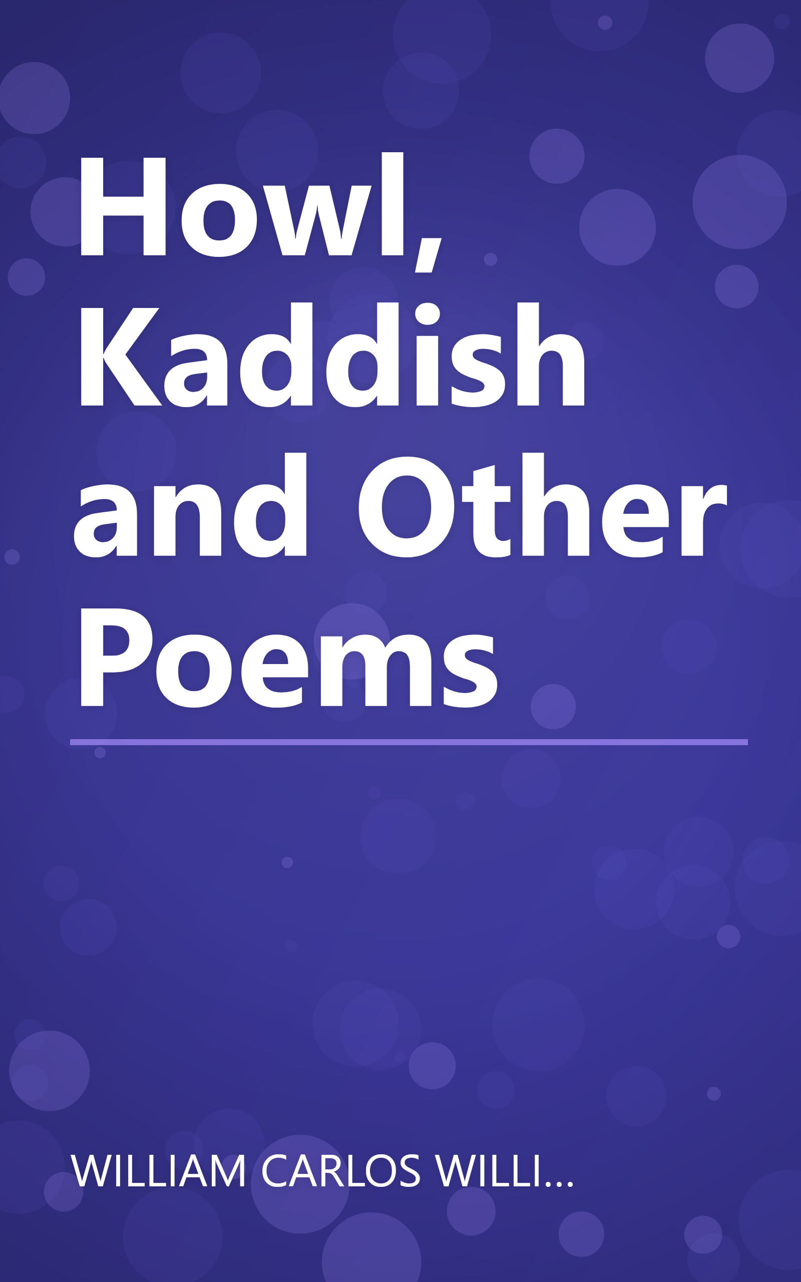 Howl, Kaddish and Other Poems book cover