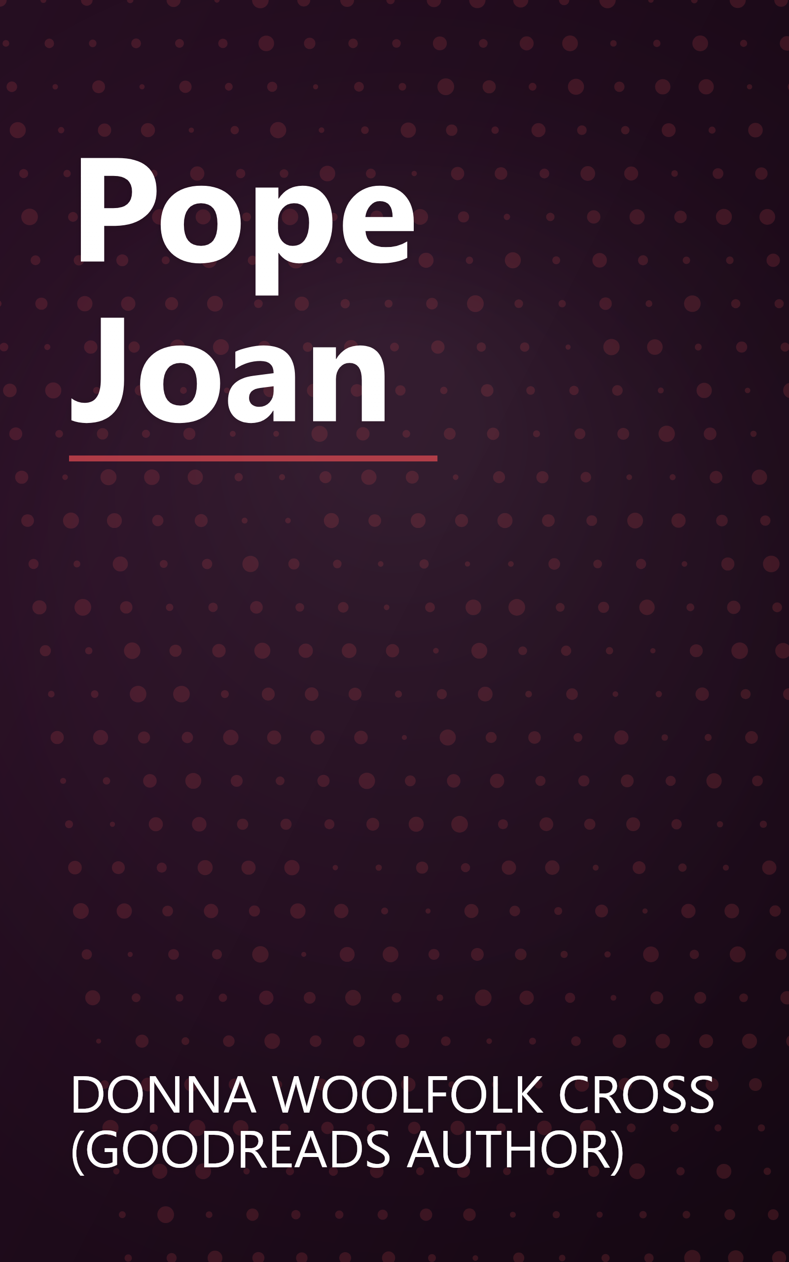 Pope Joan book cover