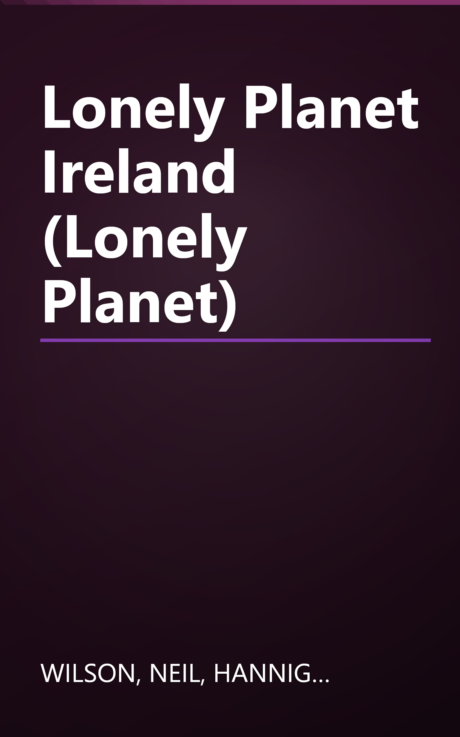 Lonely Planet Ireland (Lonely Planet) book cover