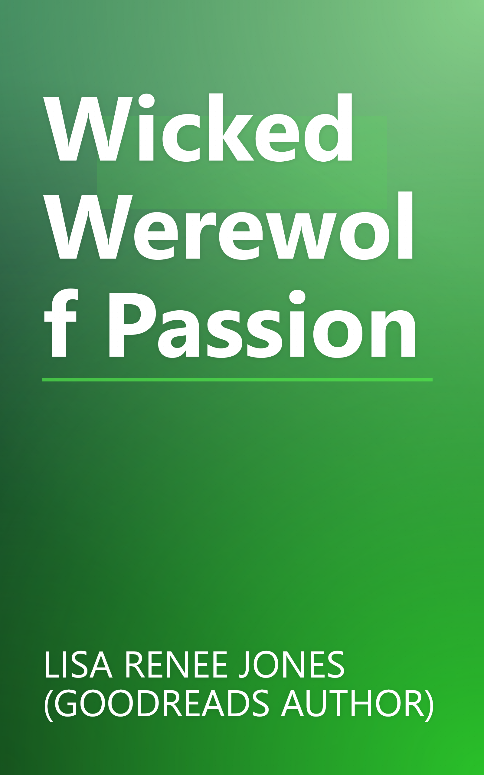 Wicked Werewolf Passion book cover