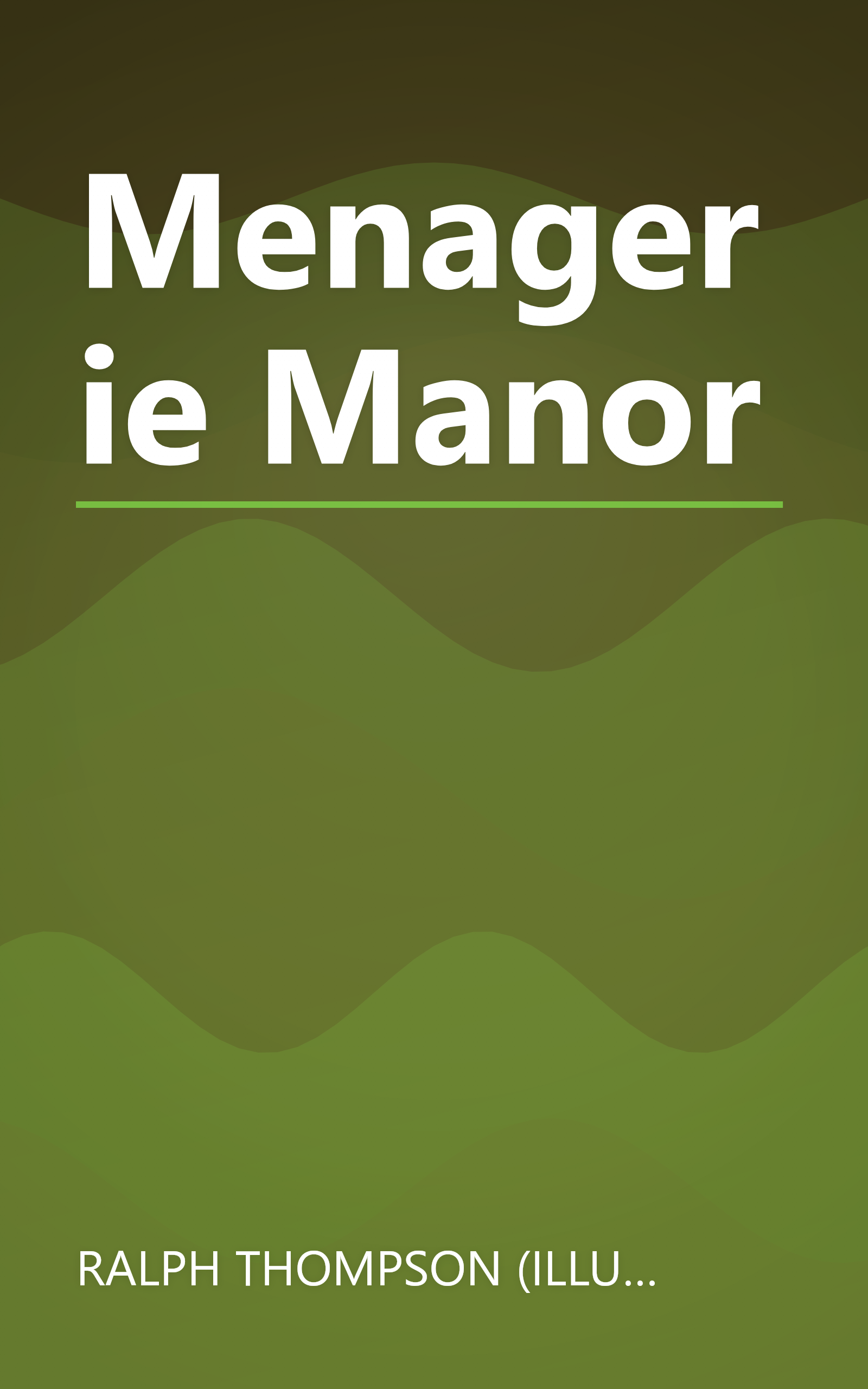 Menagerie Manor book cover