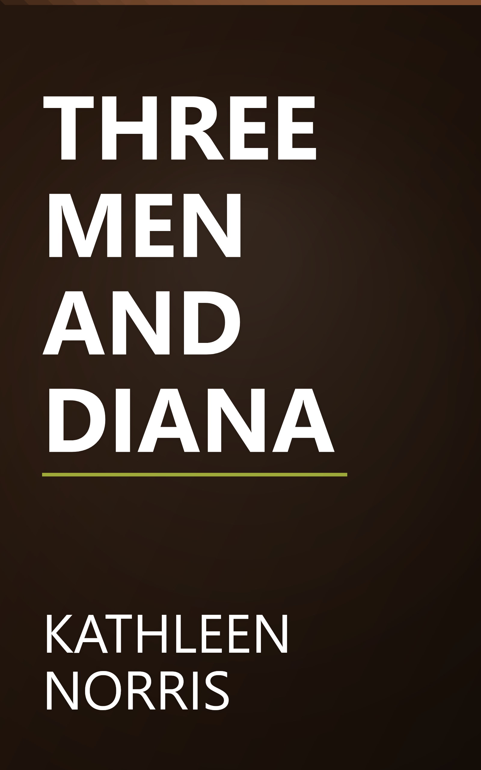 THREE MEN AND DIANA book cover