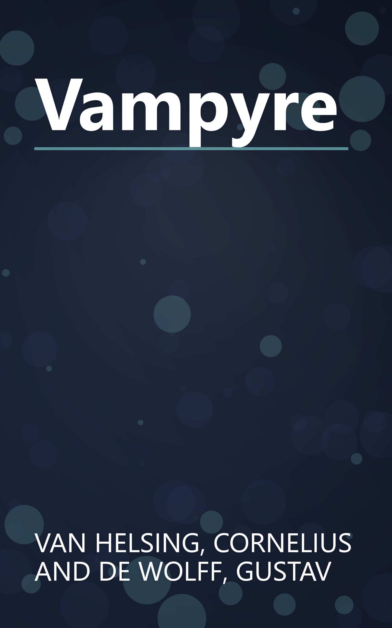 Vampyre book cover