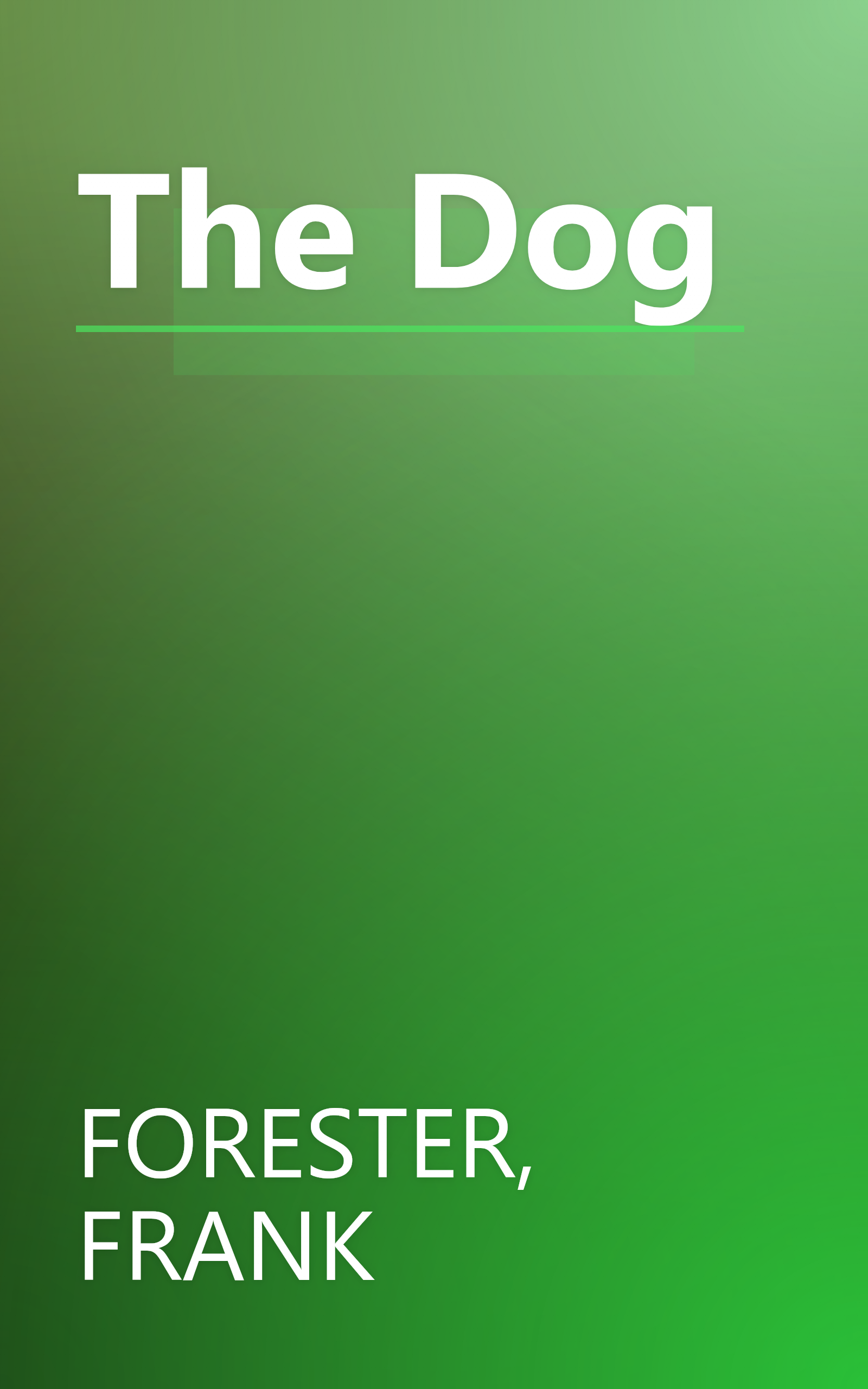 The Dog book cover