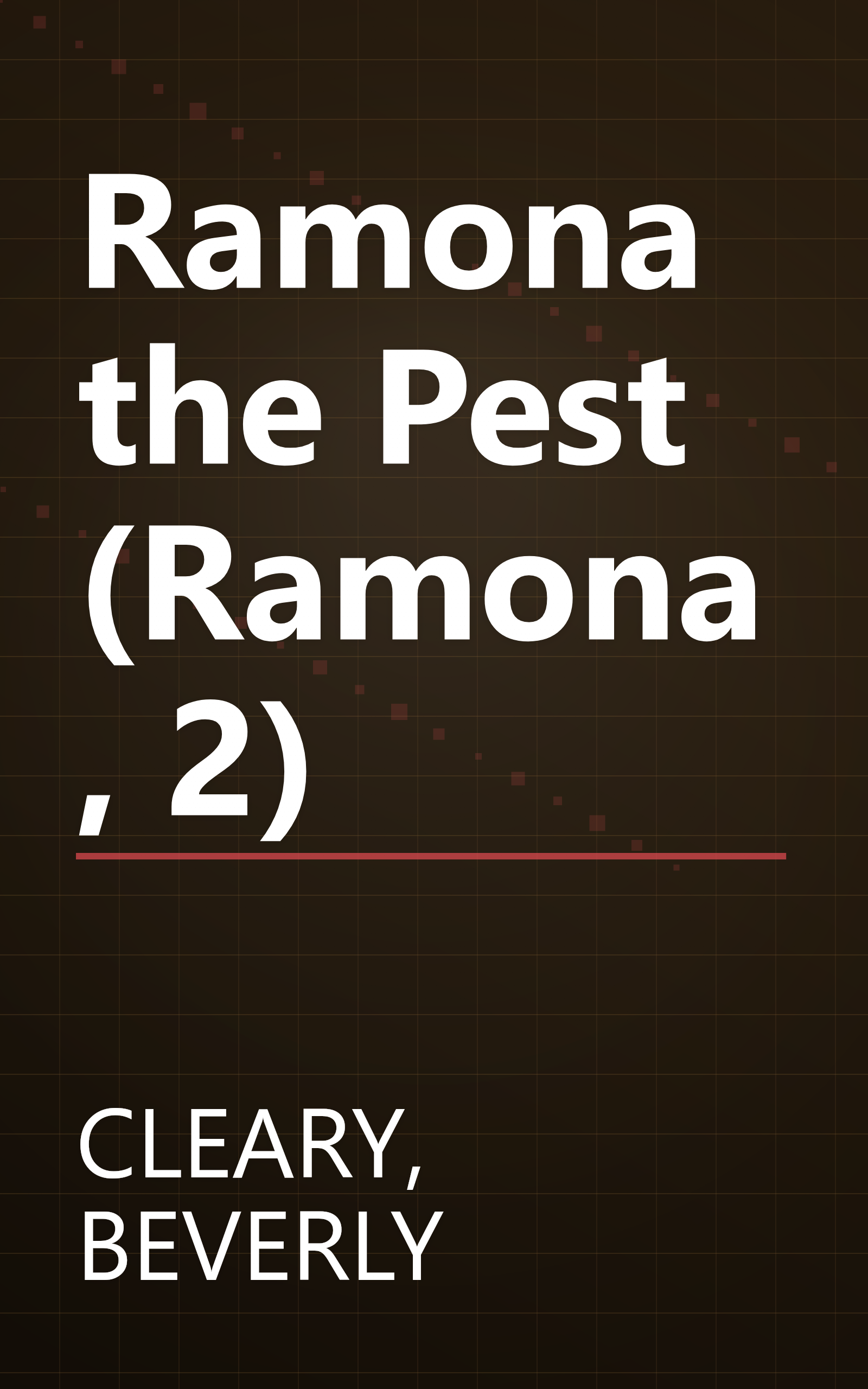 Ramona the Pest (Ramona, 2) book cover