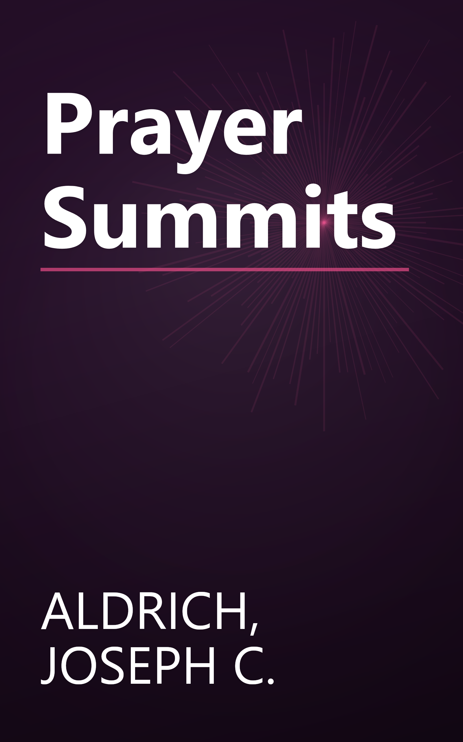 Prayer Summits book cover
