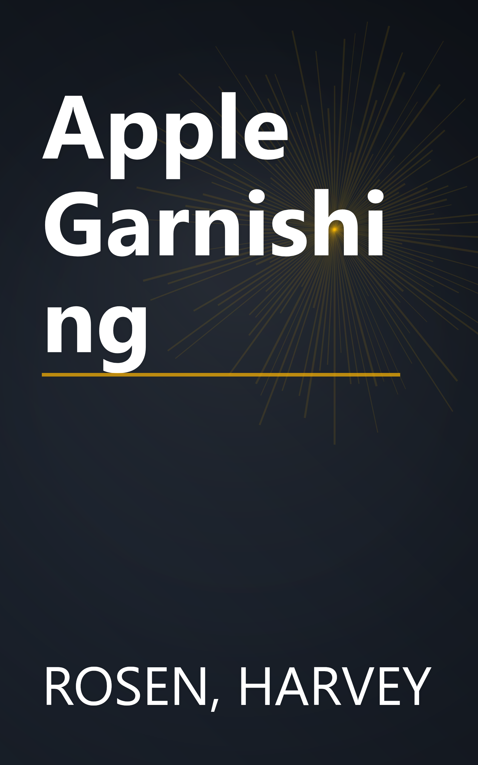 Apple Garnishing book cover