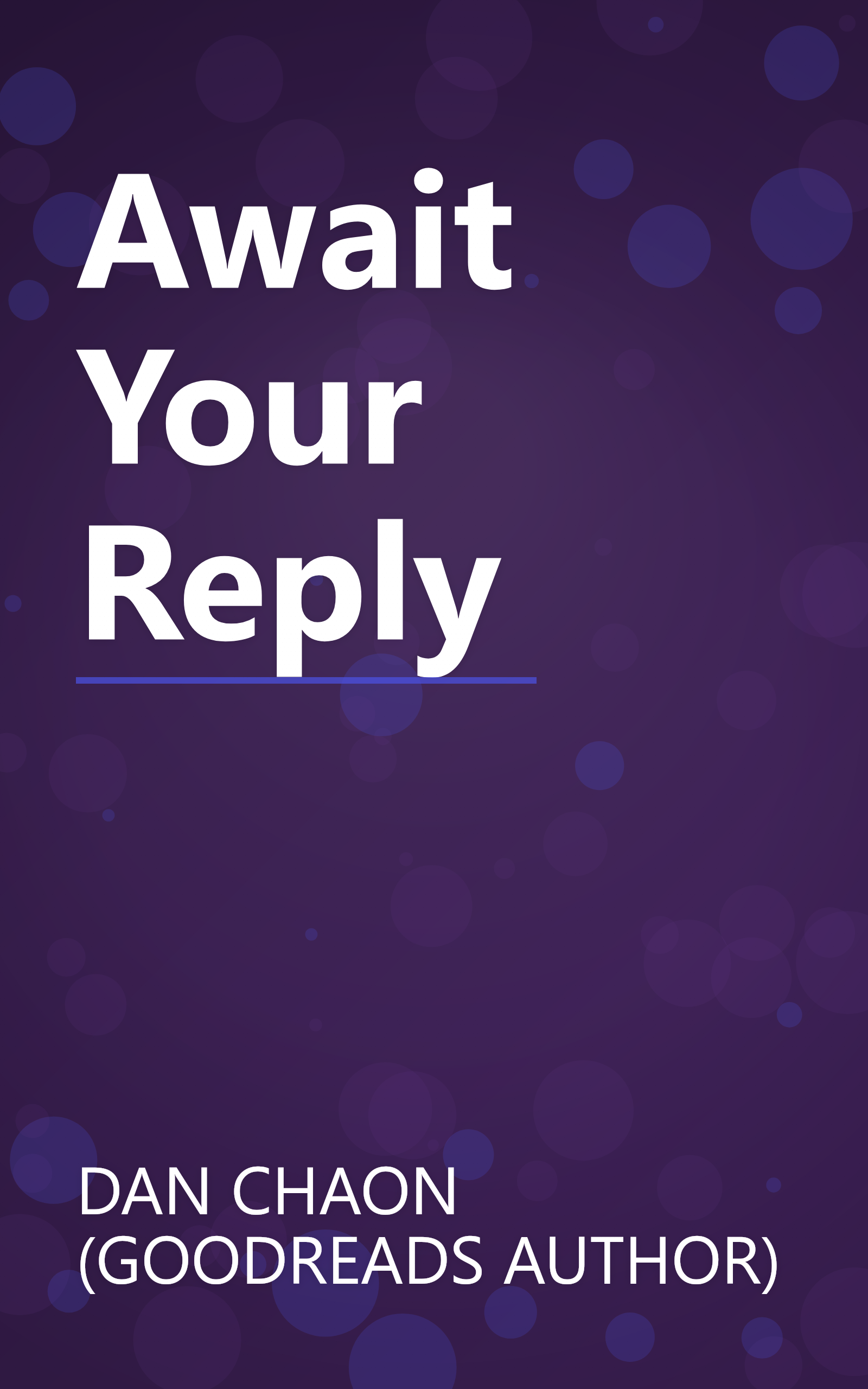Await Your Reply book cover