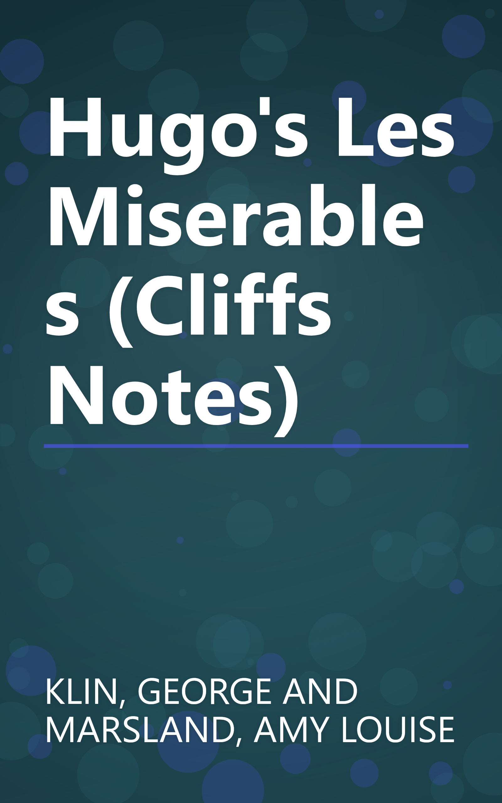 Hugo's Les Miserables (Cliffs Notes) book cover