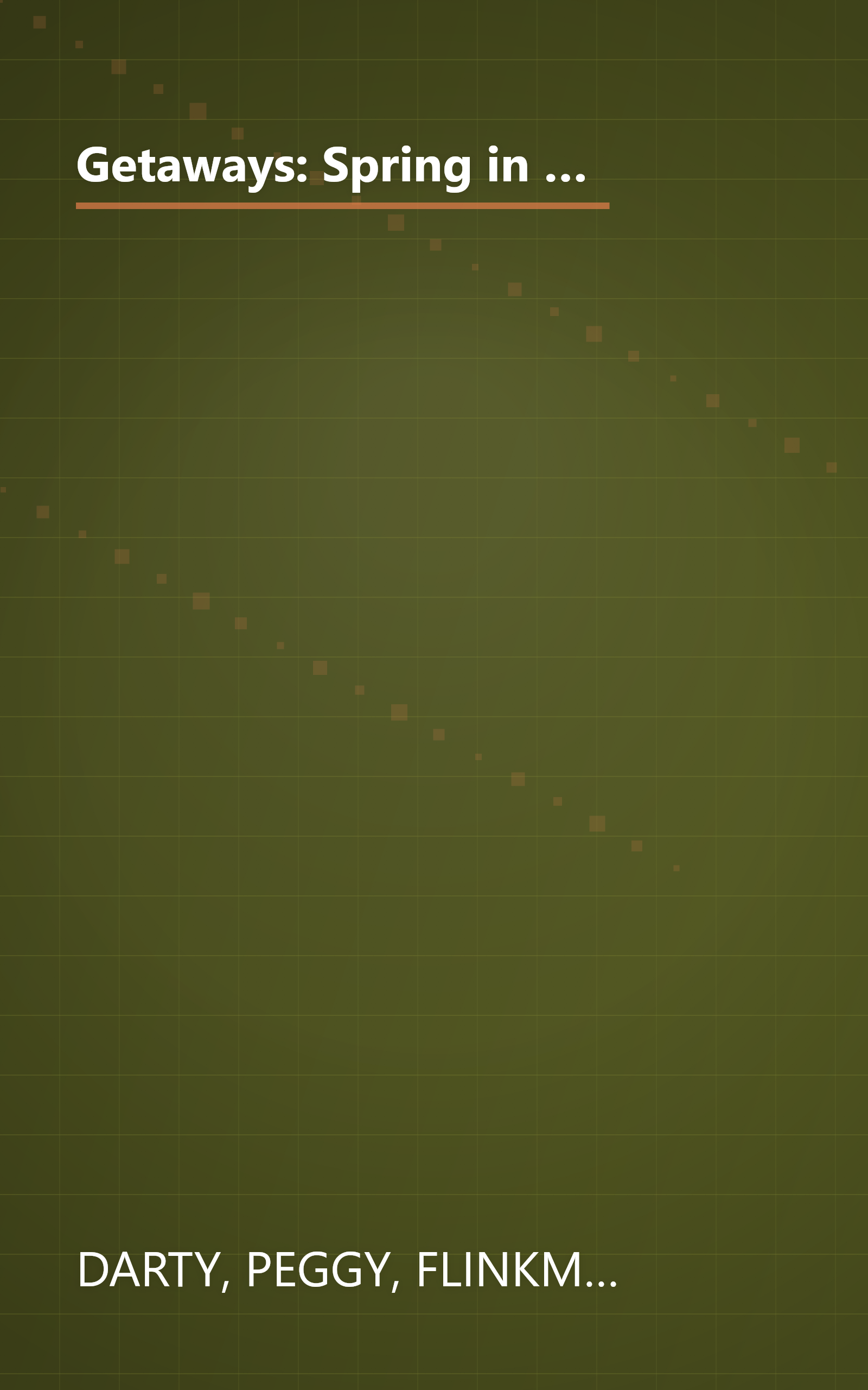 Getaways: Spring in Paris/Wall of Stone/River Runners/Sudden Showers (Inspirational Romance Collection) book cover