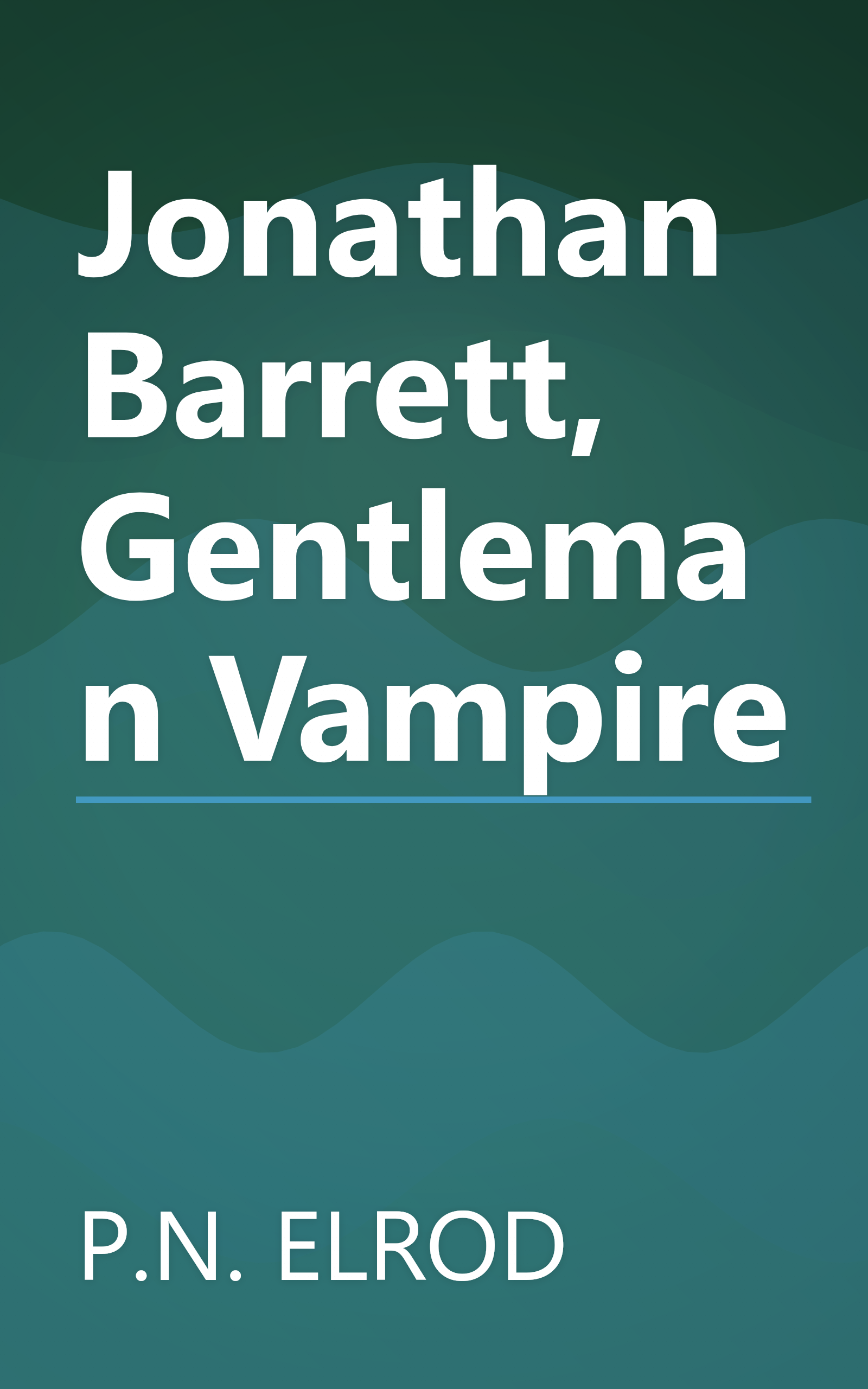 Jonathan Barrett, Gentleman Vampire book cover