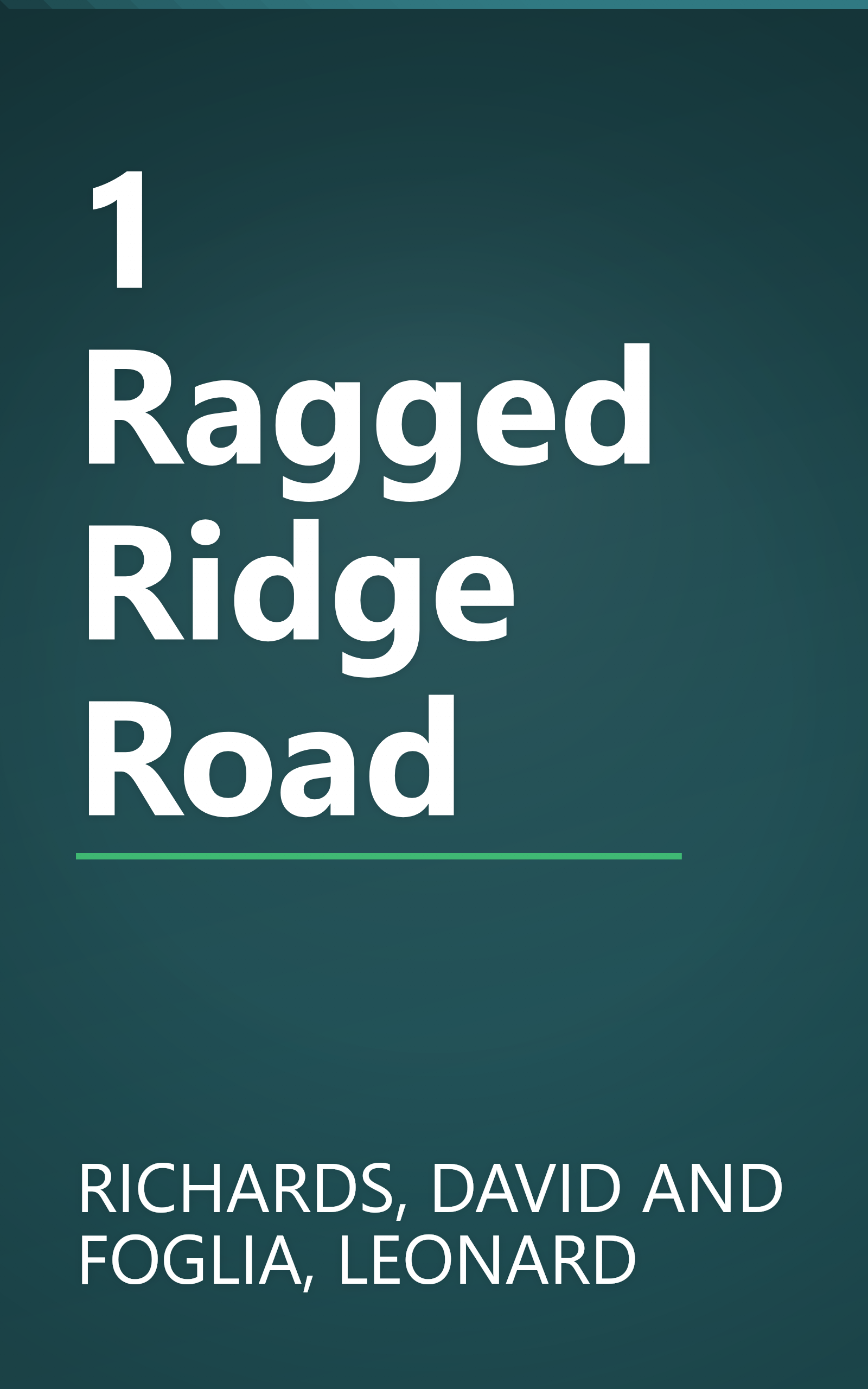 1 Ragged Ridge Road book cover