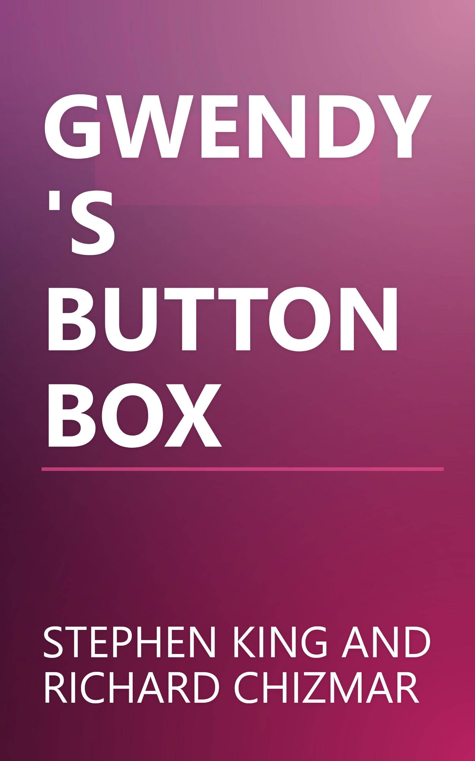 GWENDY'S BUTTON BOX book cover