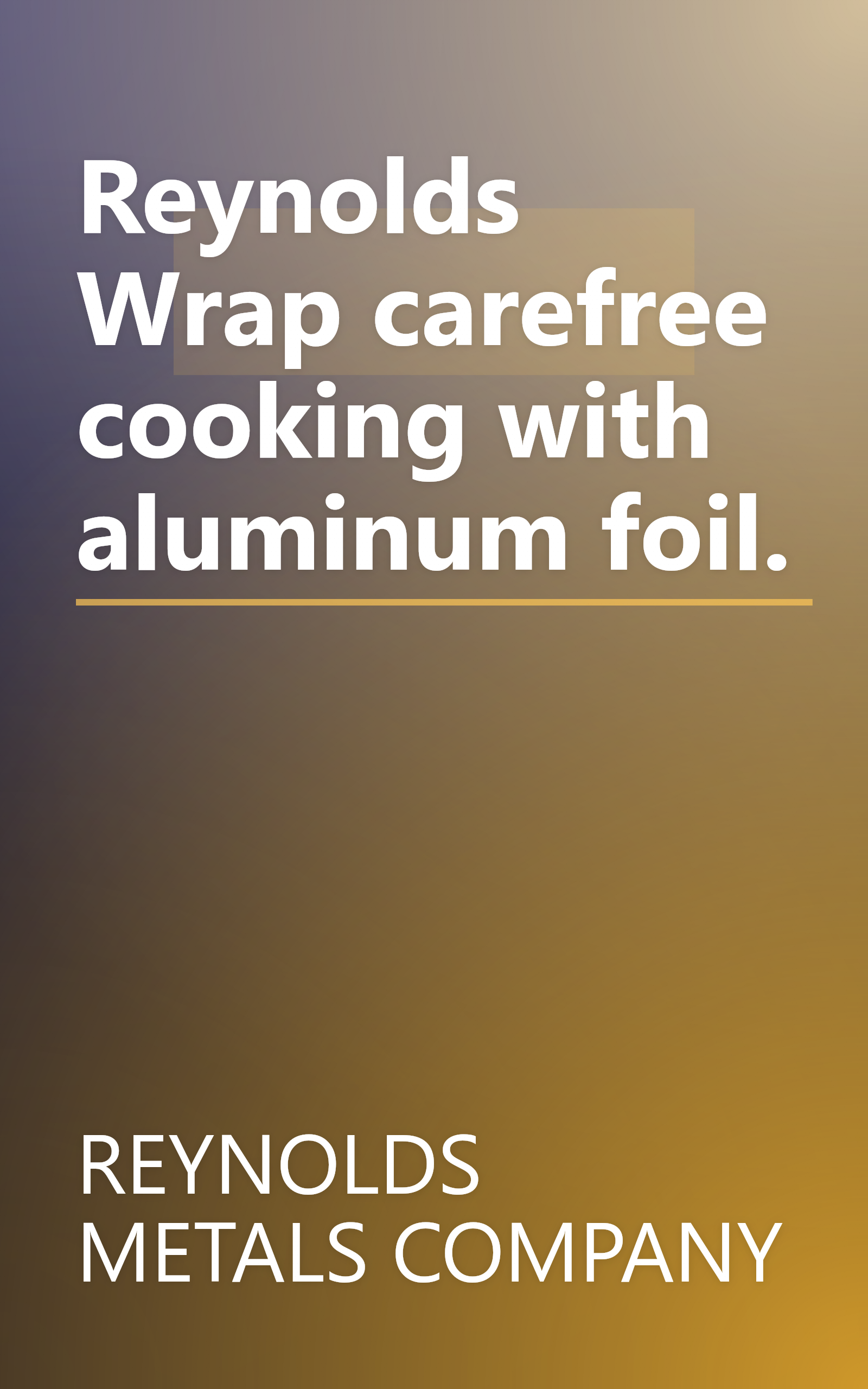 Reynolds Wrap carefree cooking with aluminum foil. book cover