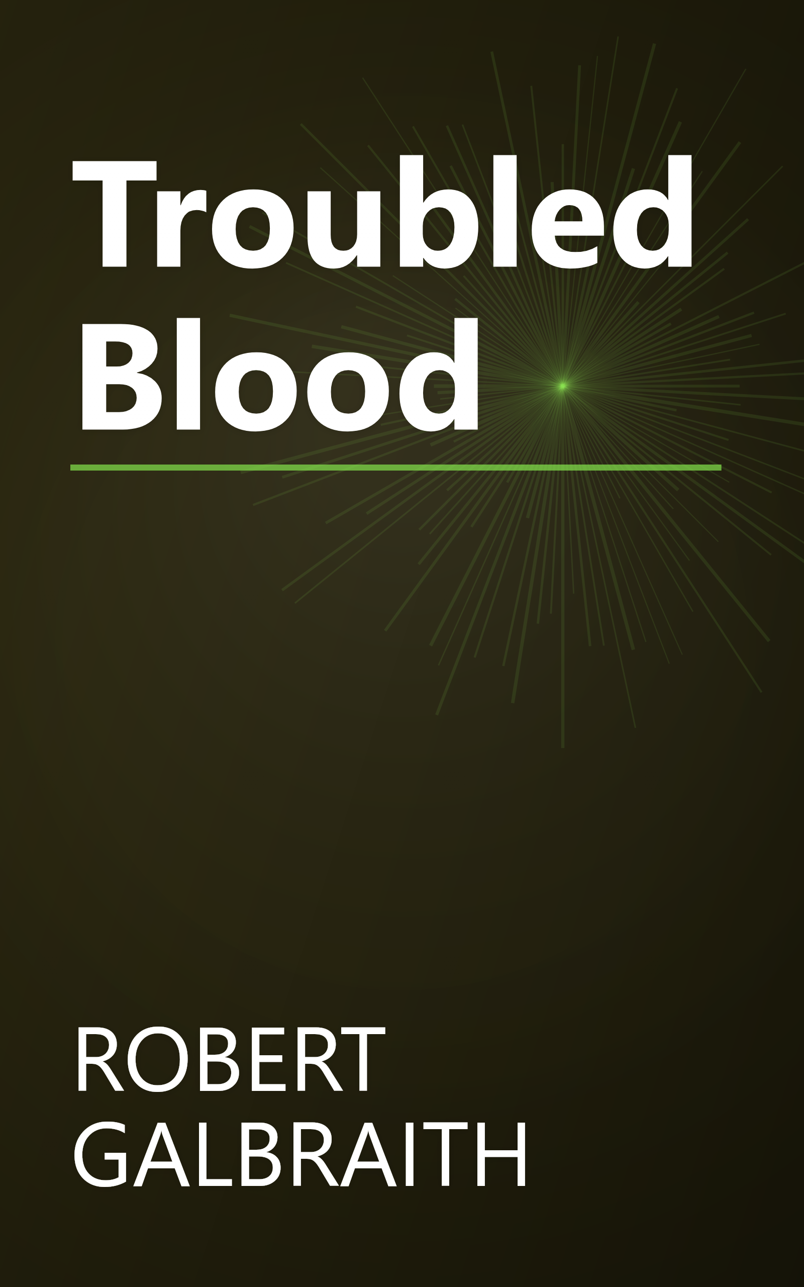 Troubled Blood book cover
