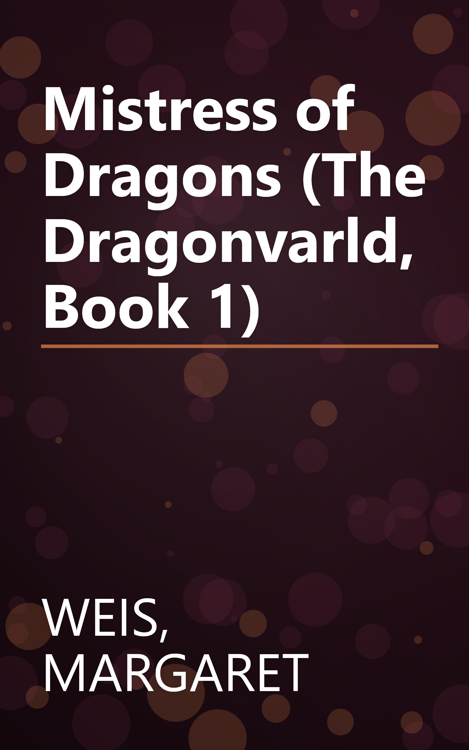 Mistress of Dragons (The Dragonvarld, Book 1) book cover