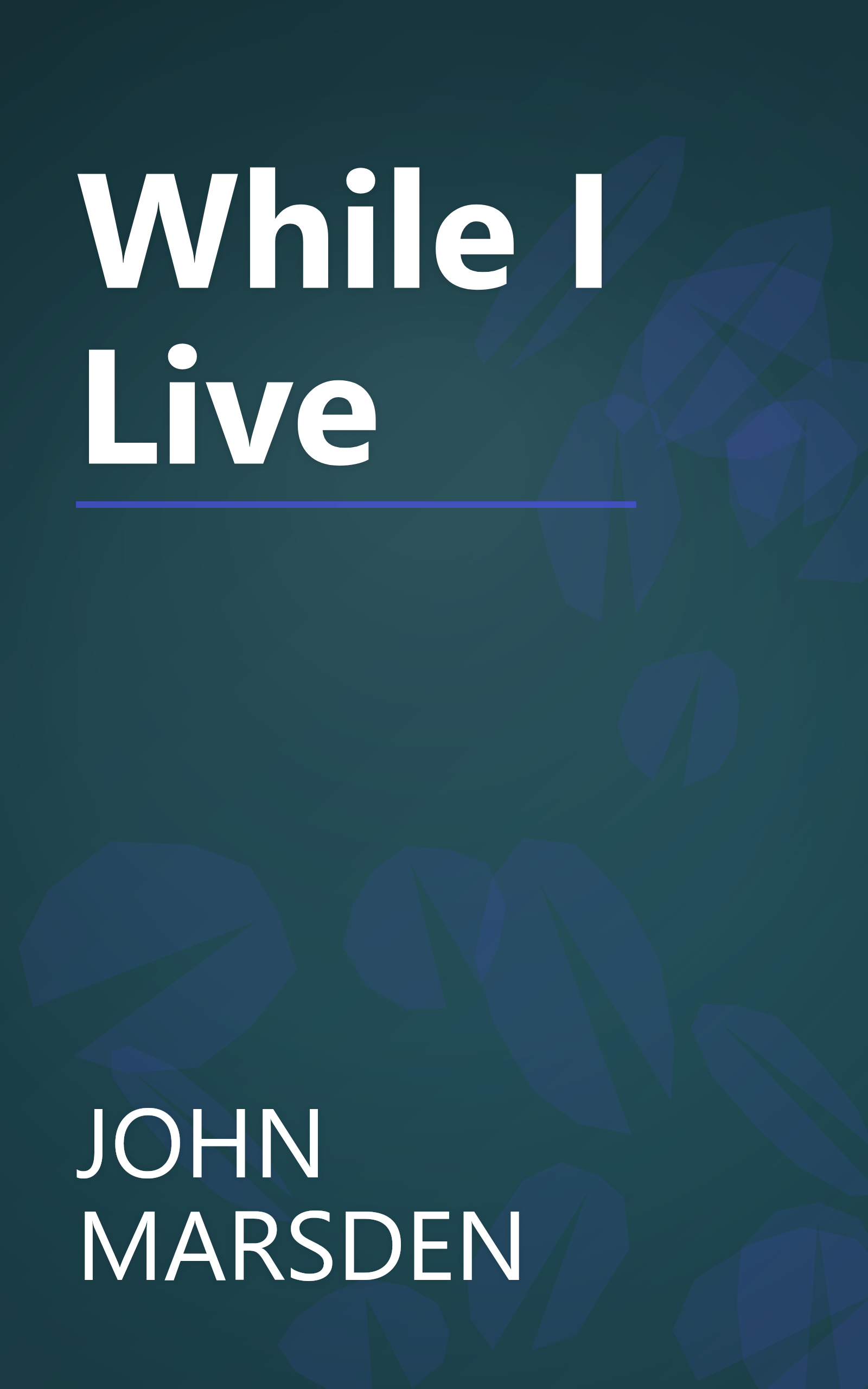 While I Live book cover