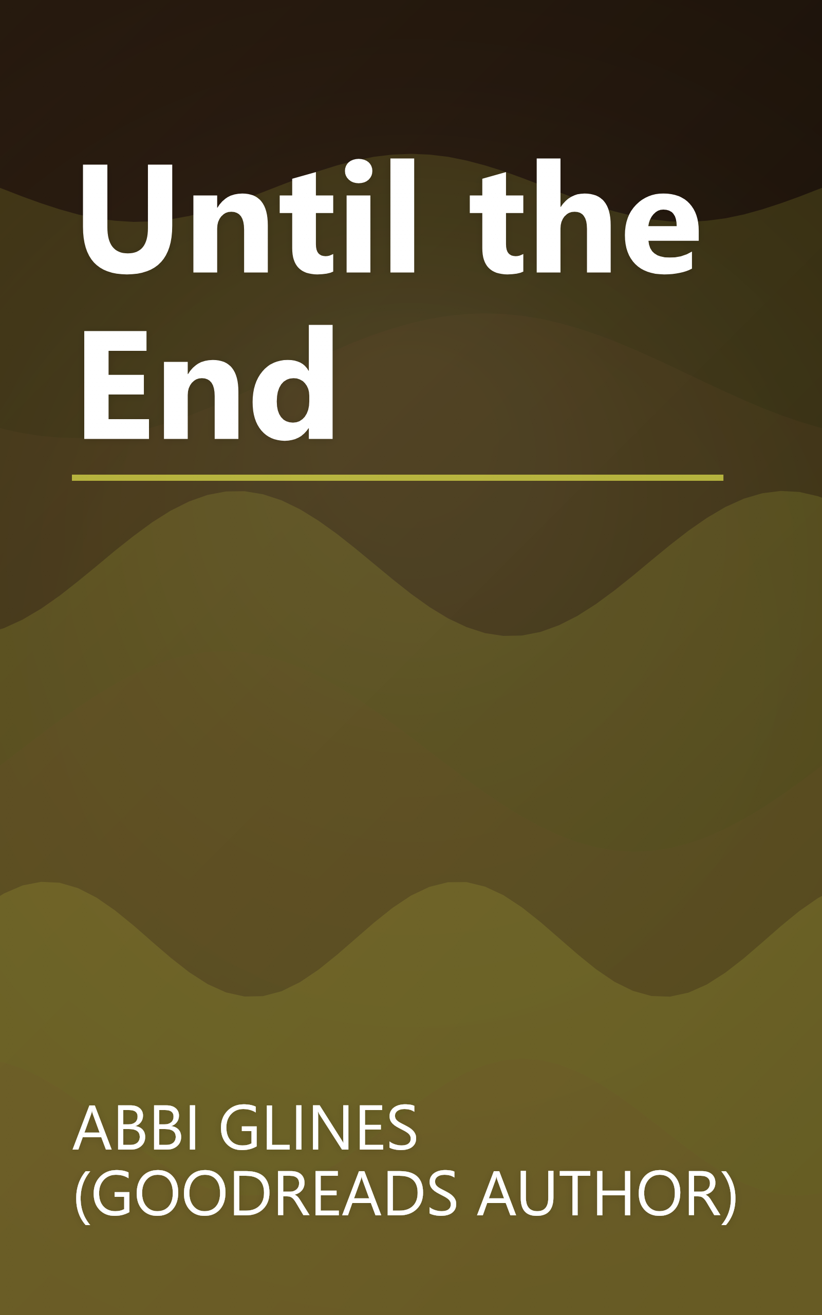 Until the End book cover