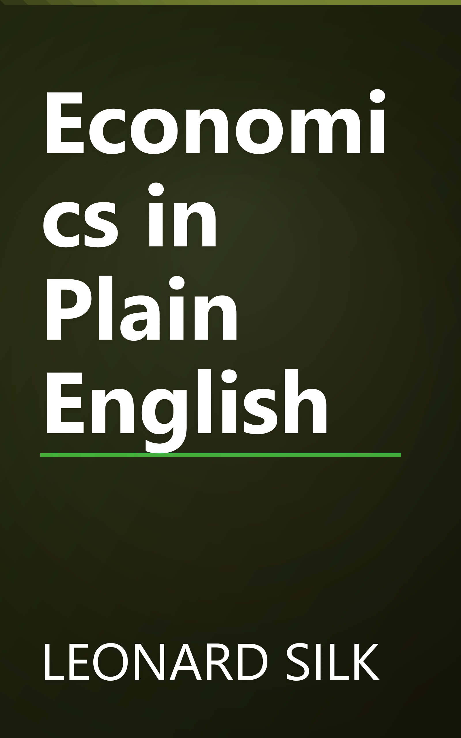 Economics in Plain English book cover