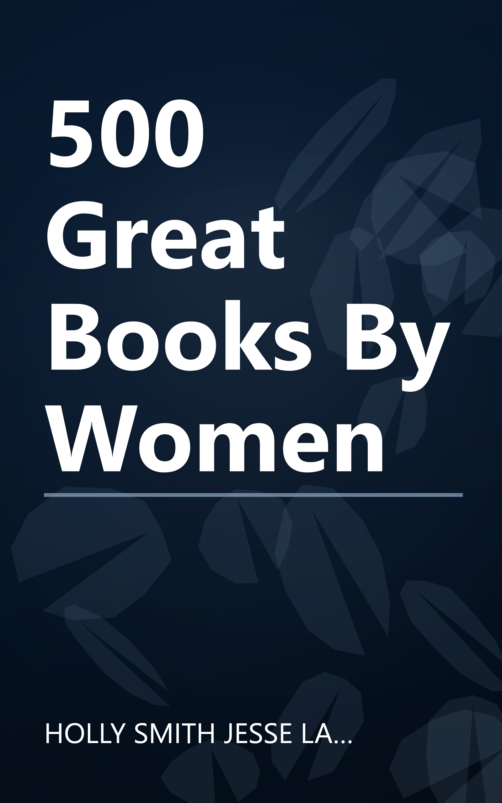 500 Great Books By Women book cover