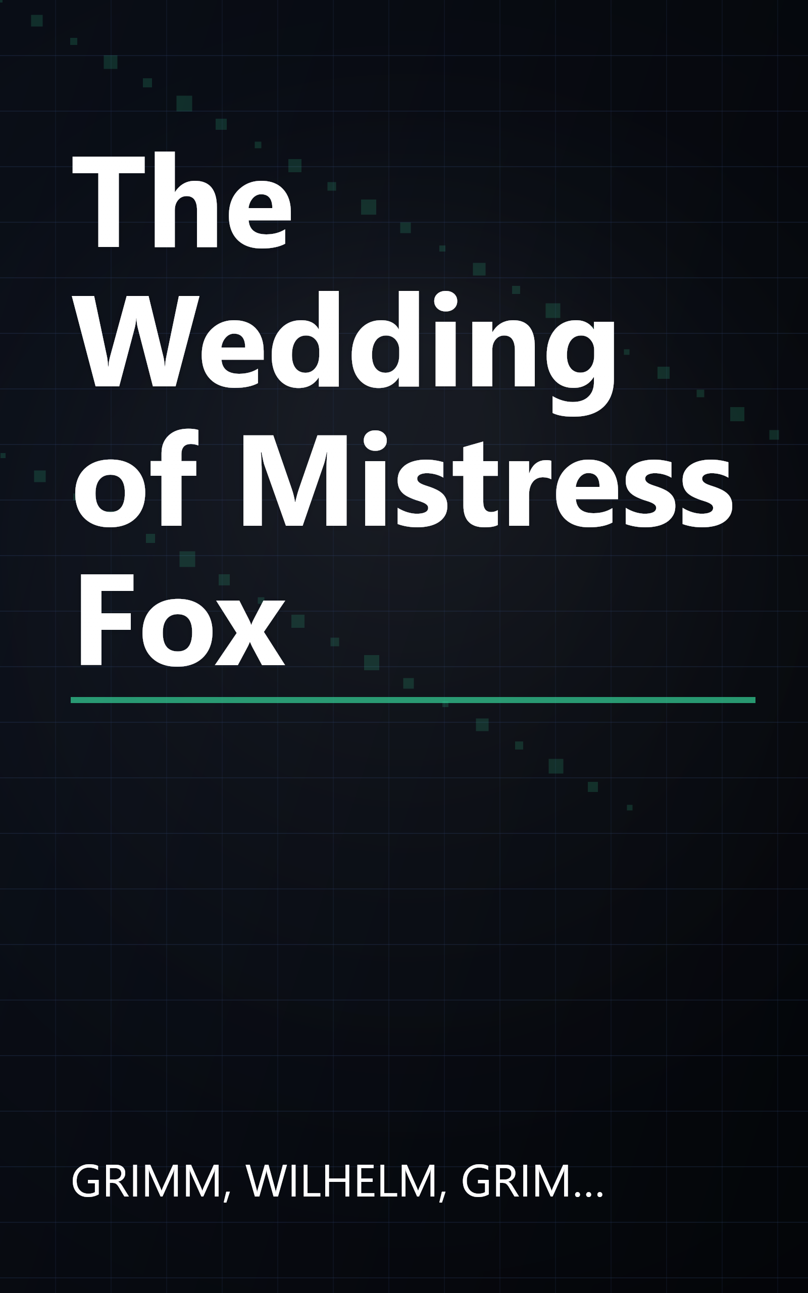 The Wedding of Mistress Fox book cover