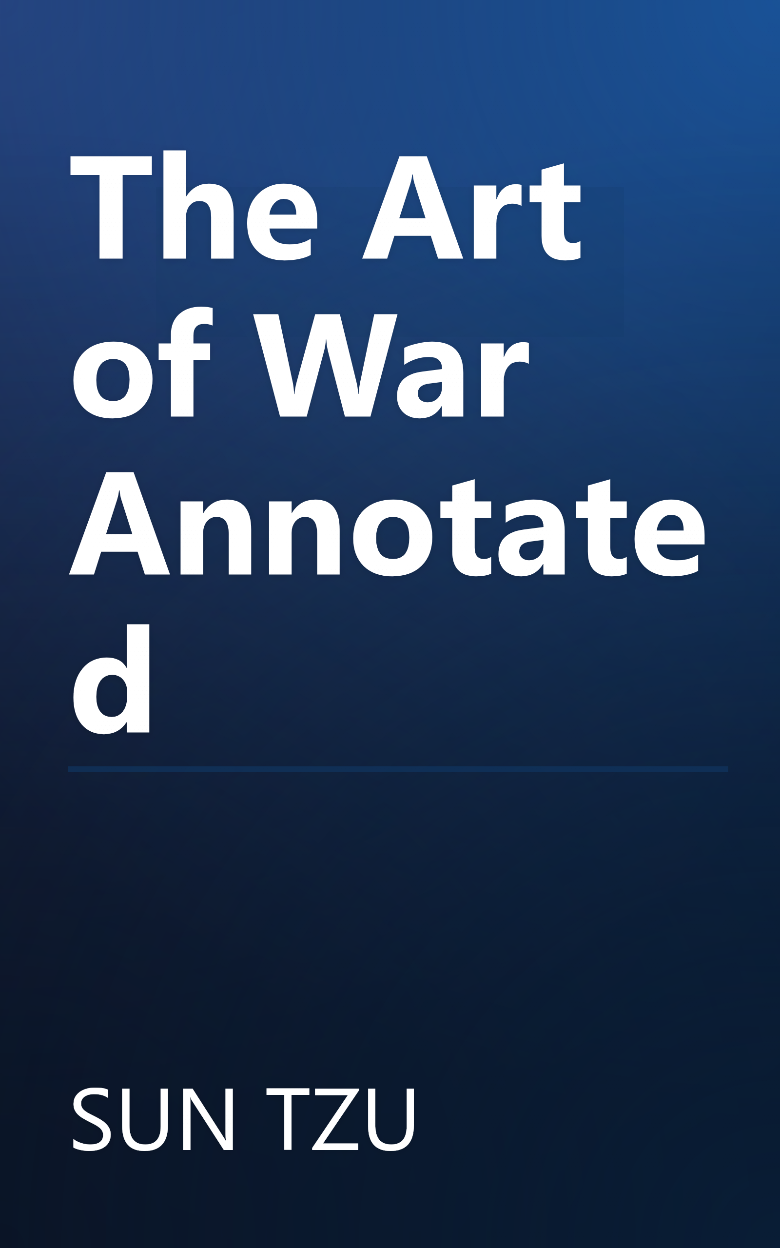 The Art of War Annotated book cover